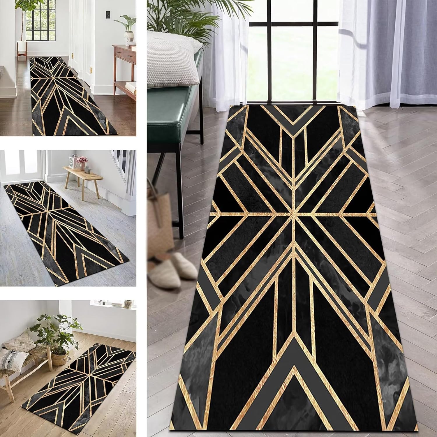 Runners Lange Gang Antislip Tapijt Keuken Moderne Corridor Tapijt Mats ...