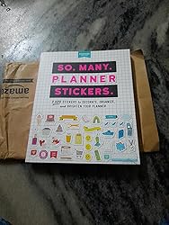 So. Many. Planner Stickers. : Pipsticks®+Workman®: Amazon.in: Books