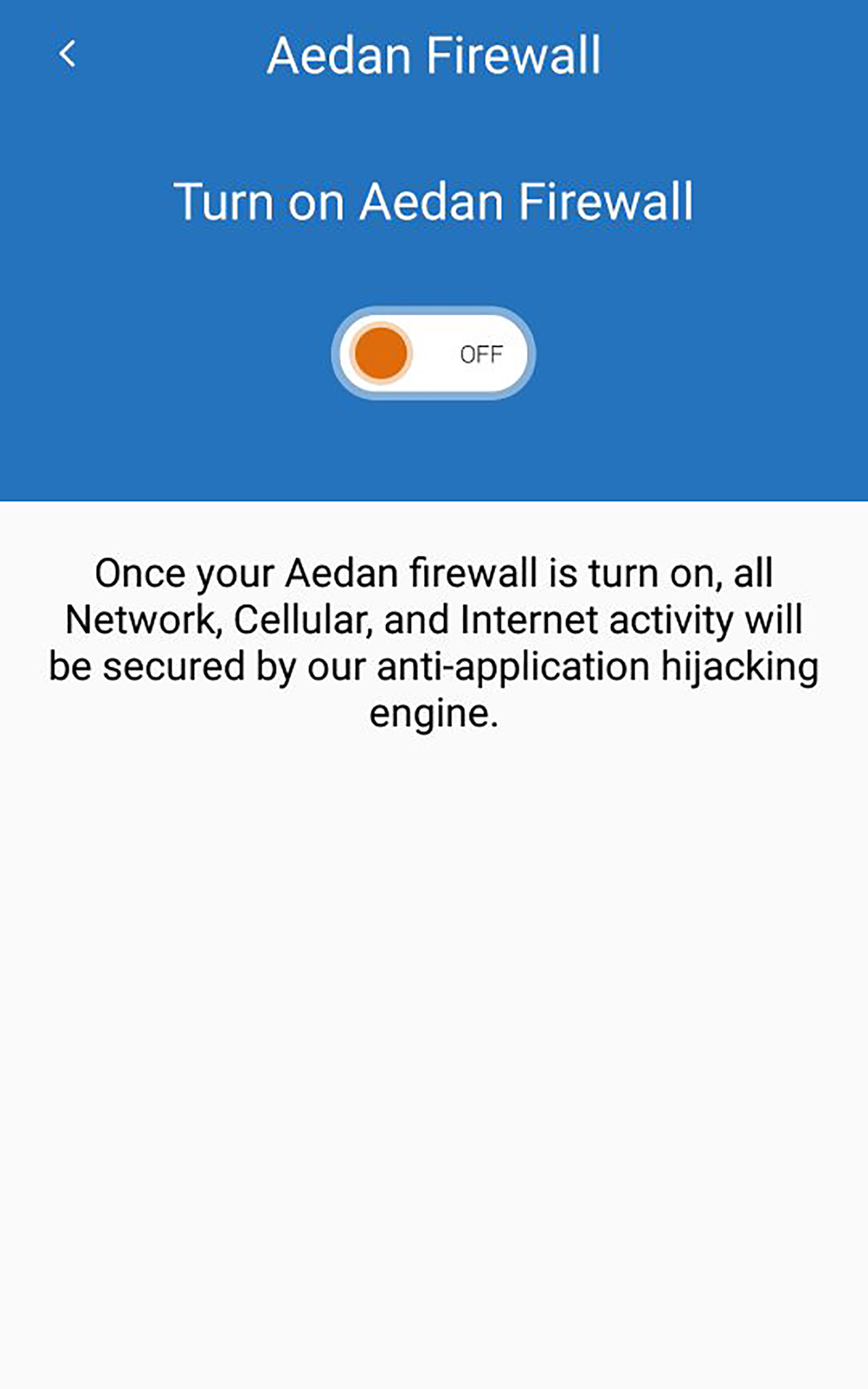 Aedan [safe] Mobile Firewall & Anti Virus - App on Amazon Appstore