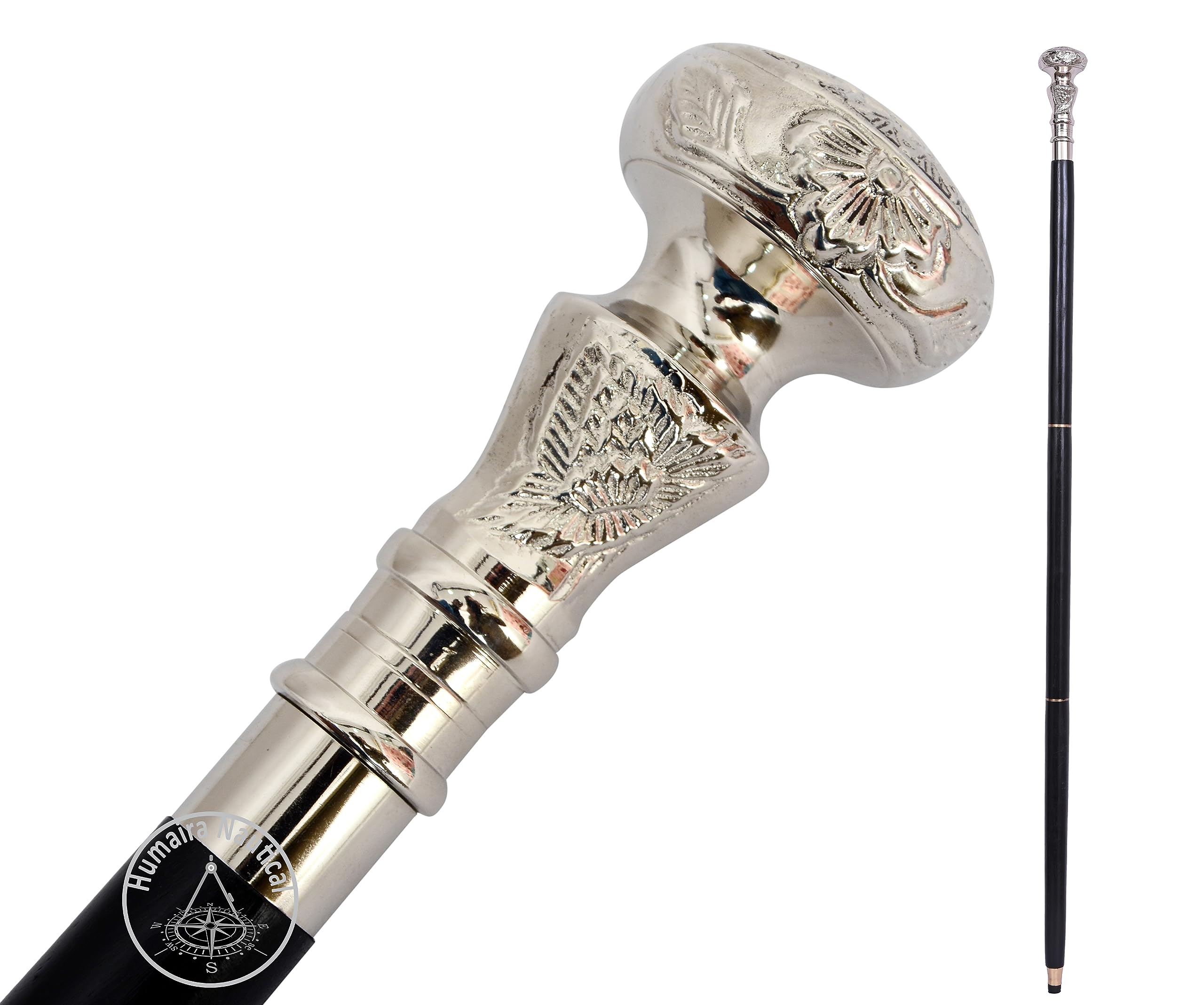 Amazon.com: Humaira Nautical Vintage Antique Walking Cane Wood Walking ...