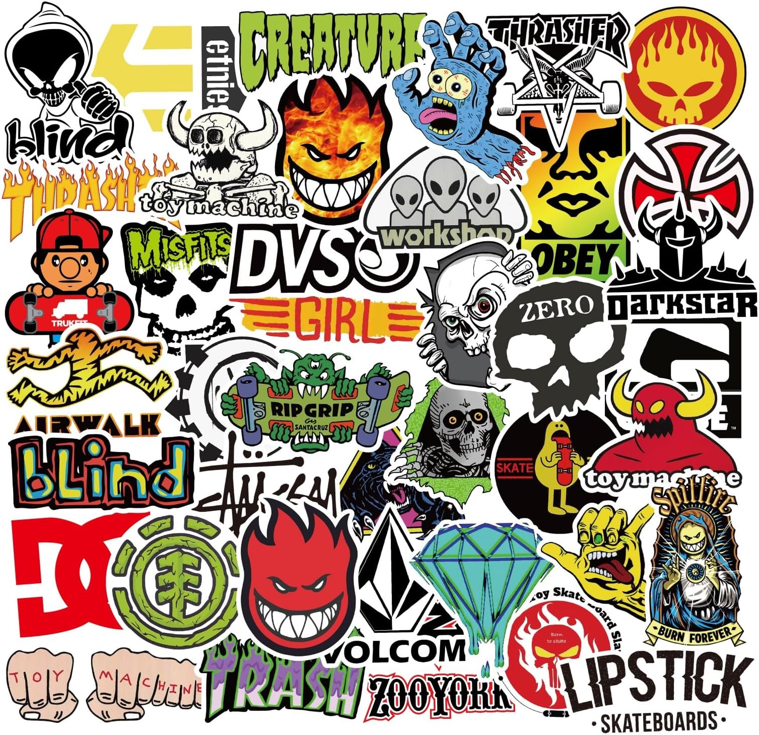 Amazon.com - Santa Cruz Shark Sticker - Sticker - 5" Sticker Graphic ...