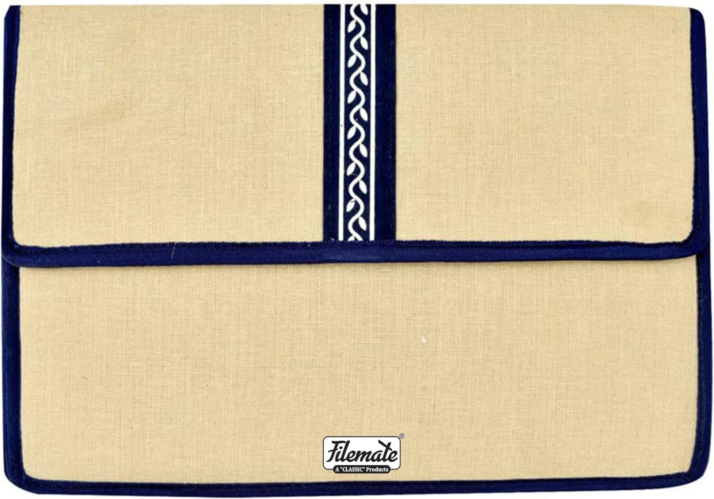 Filemate Jute Folder/Conference Folder (A4 Size: 27 x 39 x 9 cm), Cloth ...