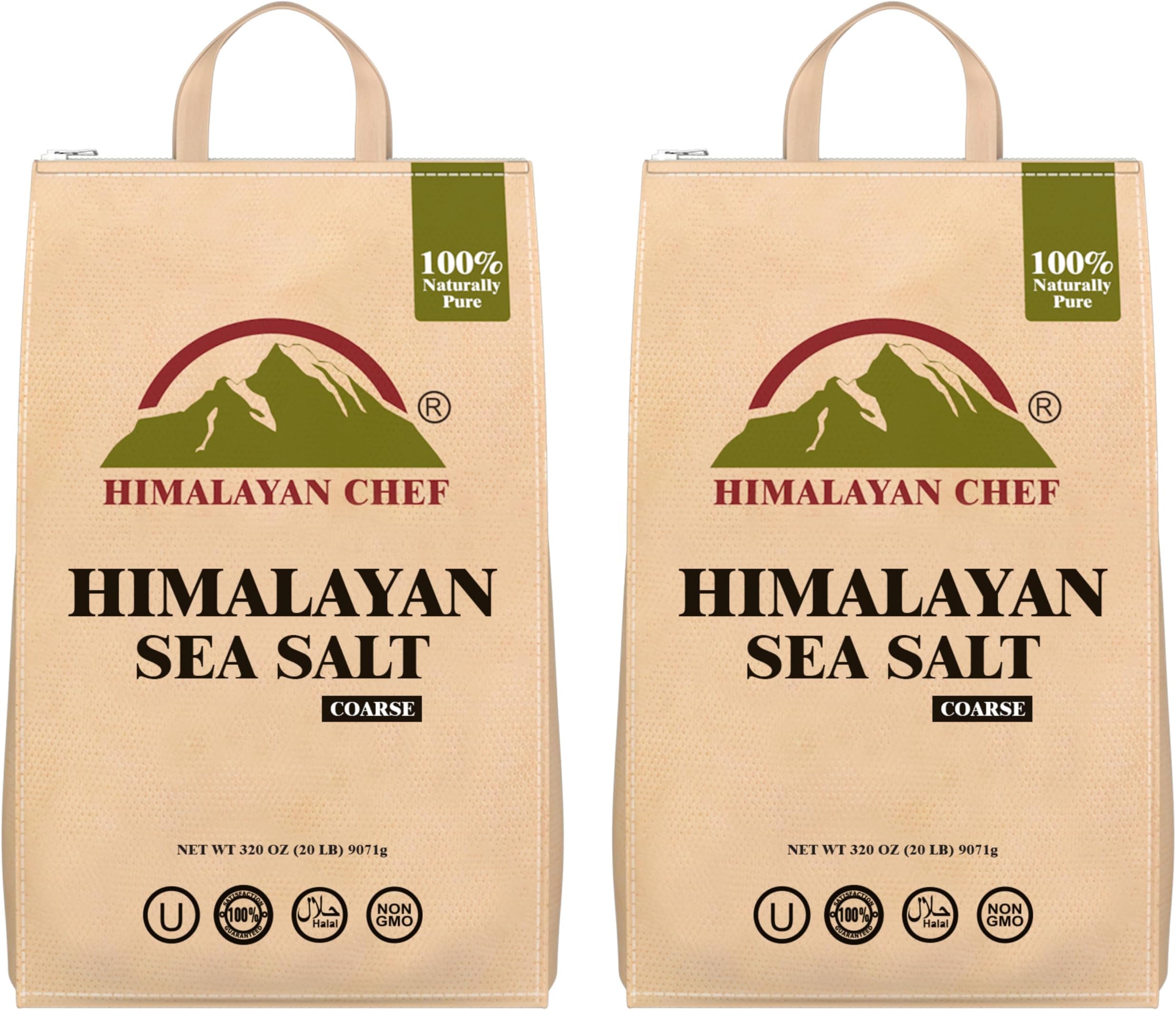 Amazon.com : Himalayan Chef Sea Salt, Coarse Grain, 640 Ounces Mineral ...