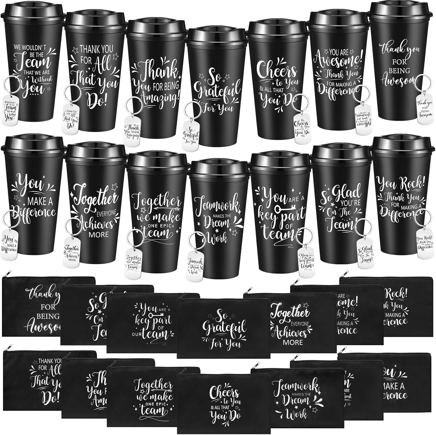 Amazon.com | Skylety 42 Pcs Employee Appreciation Gifts Bulk 16 oz ...