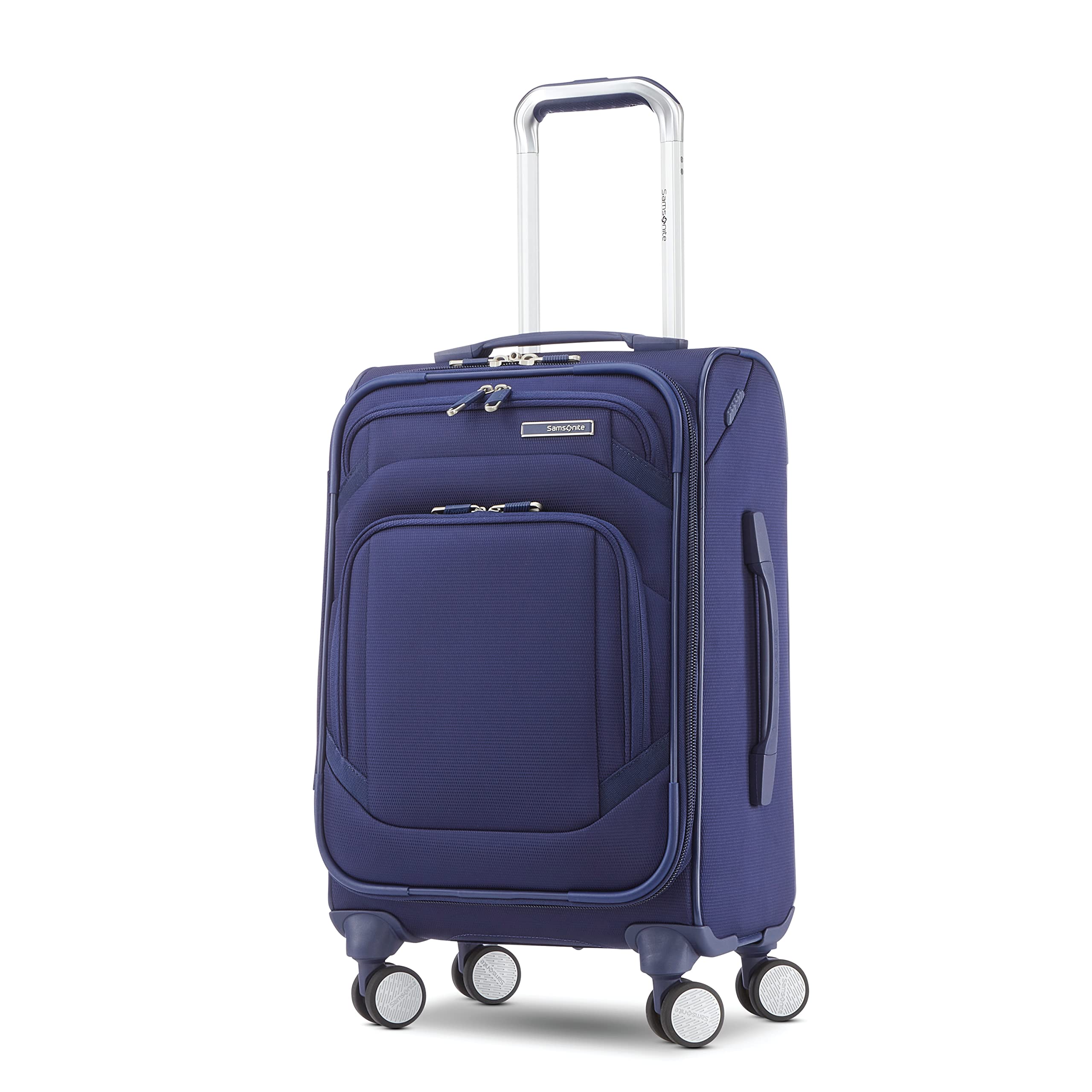 Samsonite Ascentra Softside Luggage, Carry-On Spinner, Iris Blue