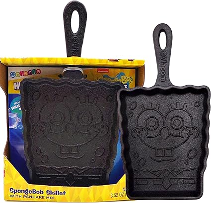 Amazon.com: Galerie SpongeBob Squarepants Pancake Skillet with Mix ...