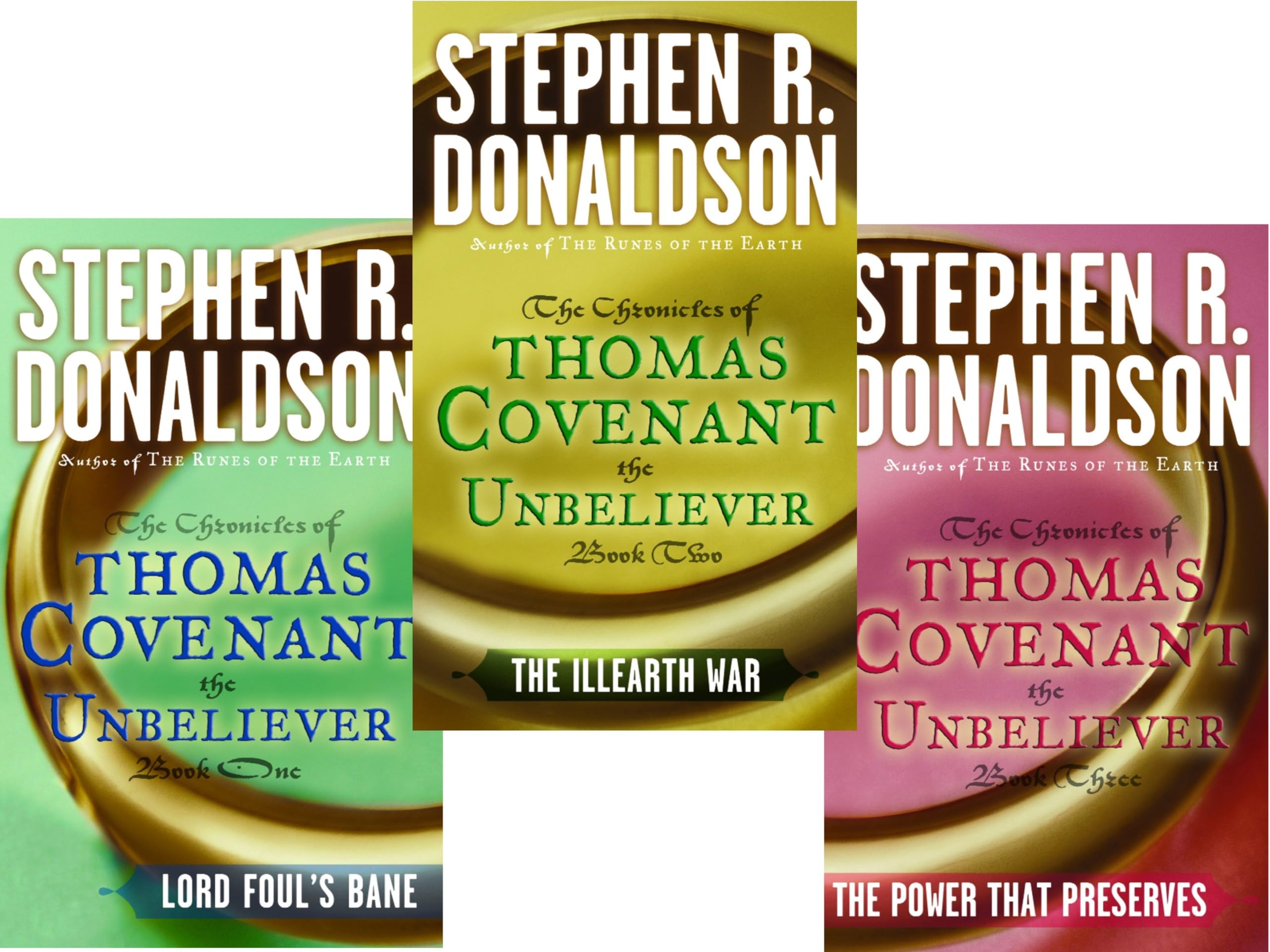 The Chronicles of Thomas Covenant The Unbeliever Series (3 Vol. Set ...