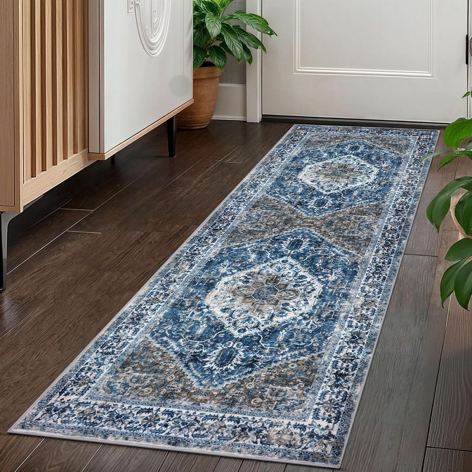 Amazon.com: KOZYFLY Runners for Hallways 2x5 Ft Washable Kitchen Runner ...