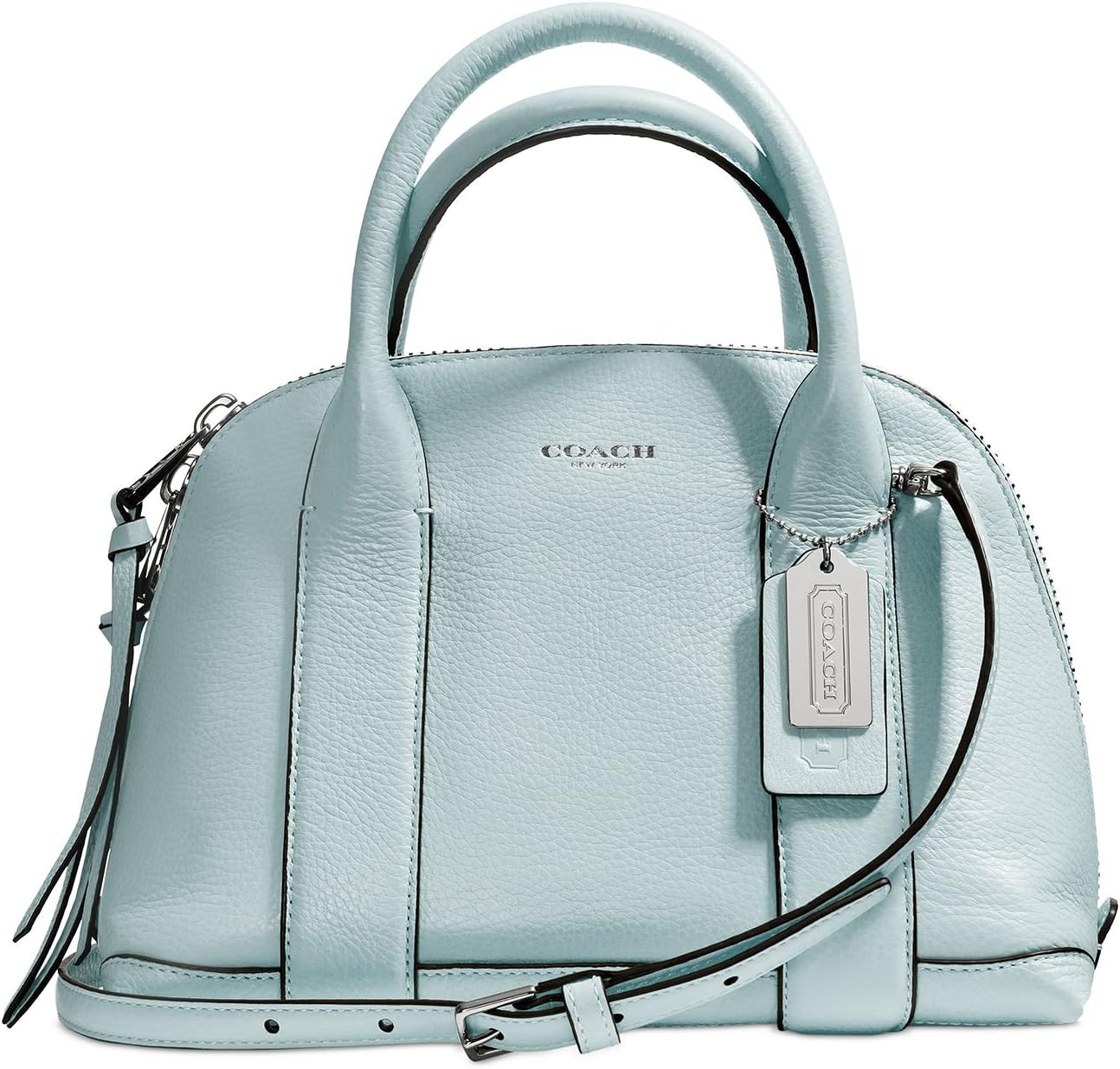 Coach Bleecker Mini Preston in Sea Mist Blue: Handbags: Amazon.com