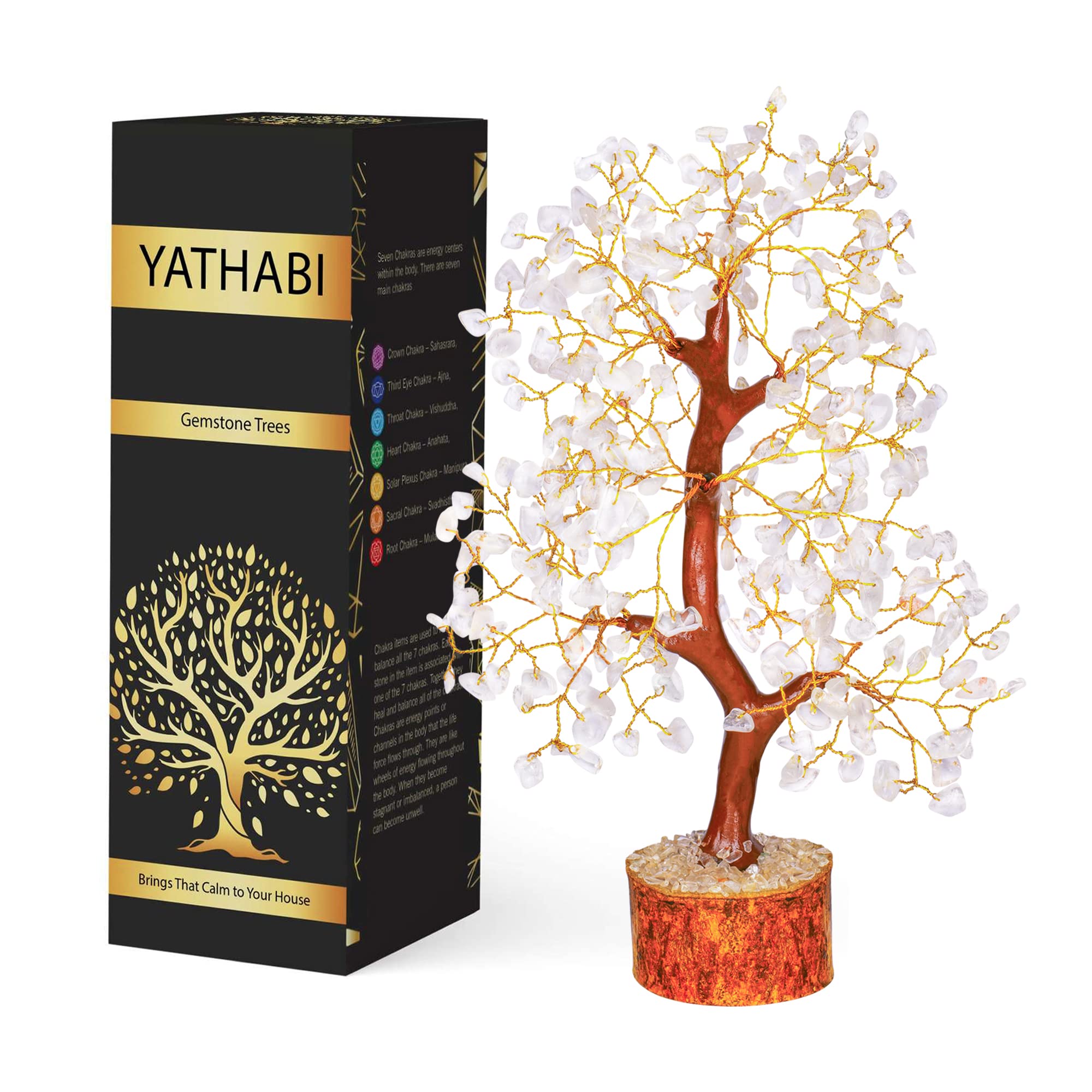 Clear Quartz, Gemstone Tree, Crystal Stone, Money Trees, Feng Shui ...