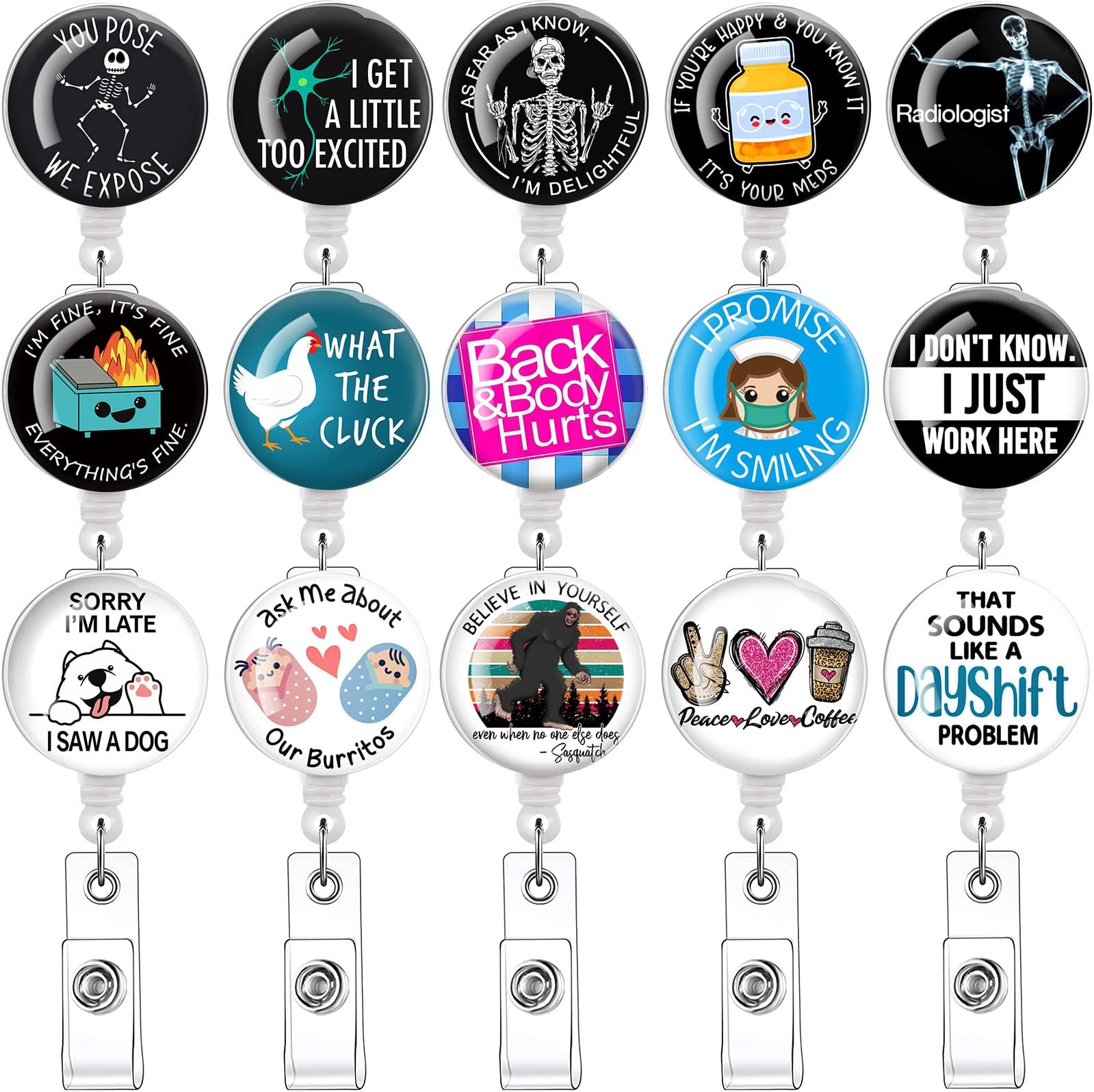 Amazon.com : My 600 lb. Life Badge Reel Holder, Funny Badge Reel Holder ...