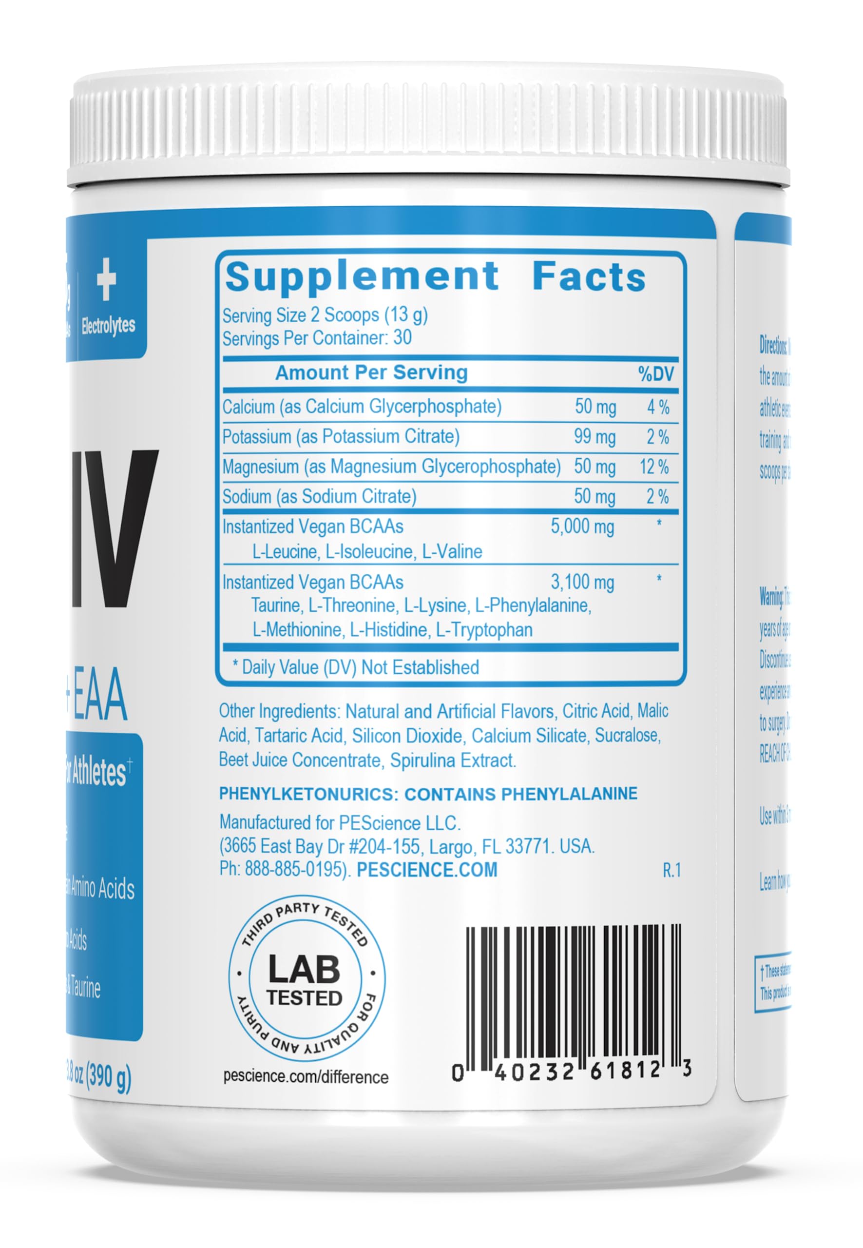 Snapklik.com : PEScience Amino IV, Black Cherry, 60 Scoop, BCAA And EAA Powder