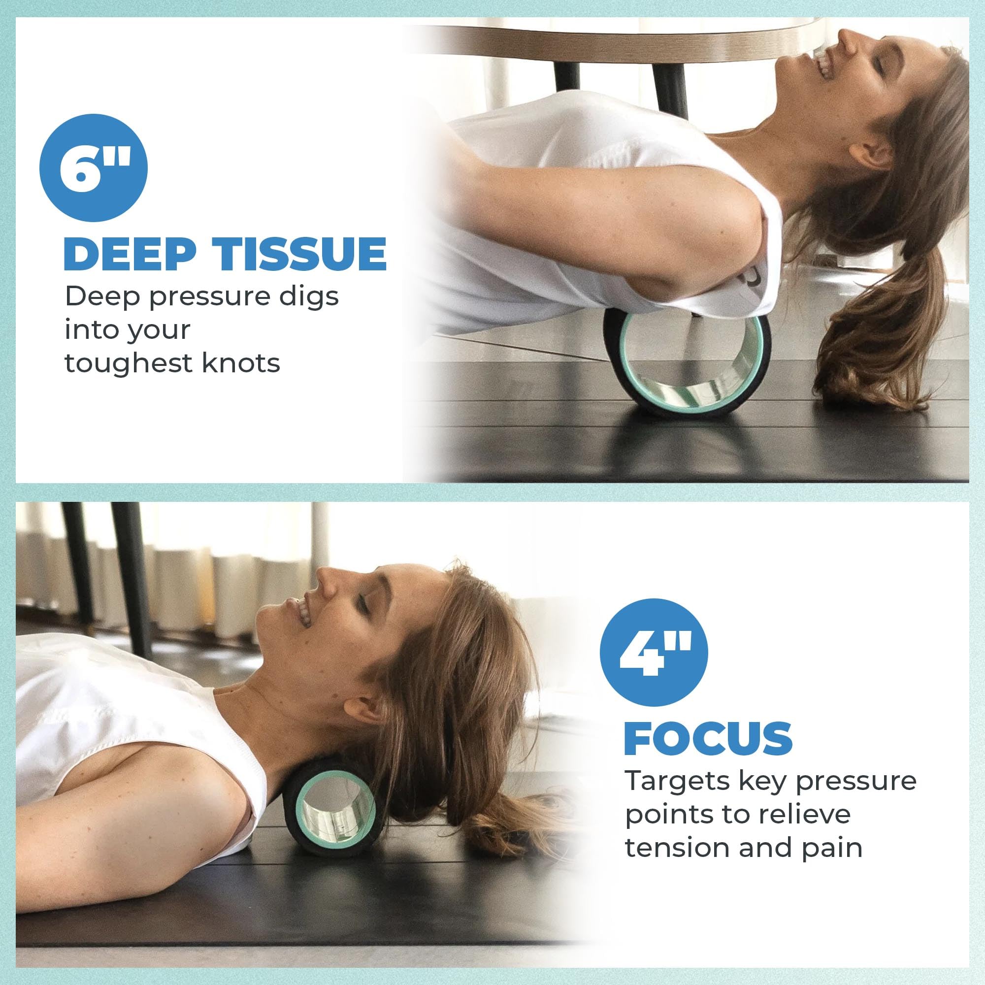 Snapklik.com : Chirp Wheel Foam Roller Targeted Back & Neck Relief ...