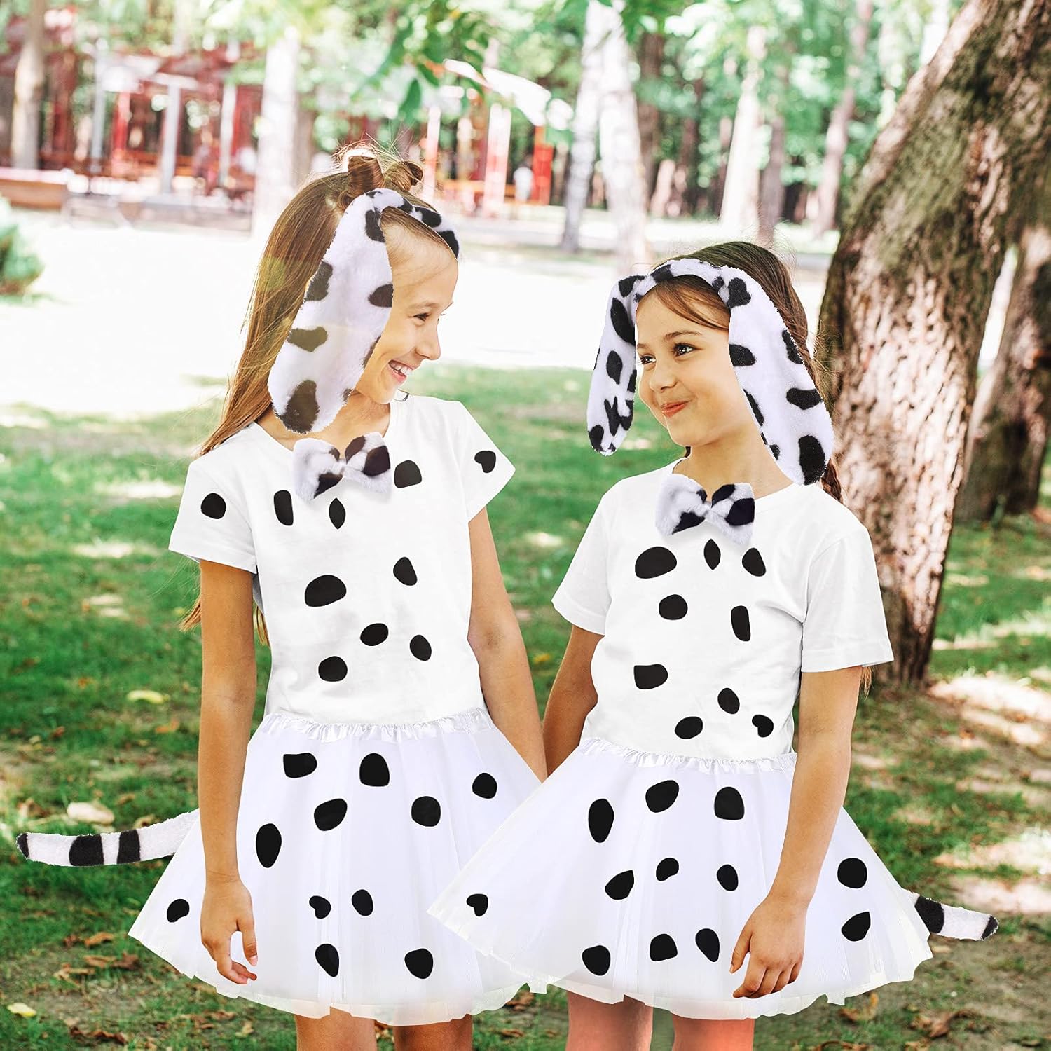 Neer Conjunto de disfraz de animal dálmata para niños, con diadema de ...