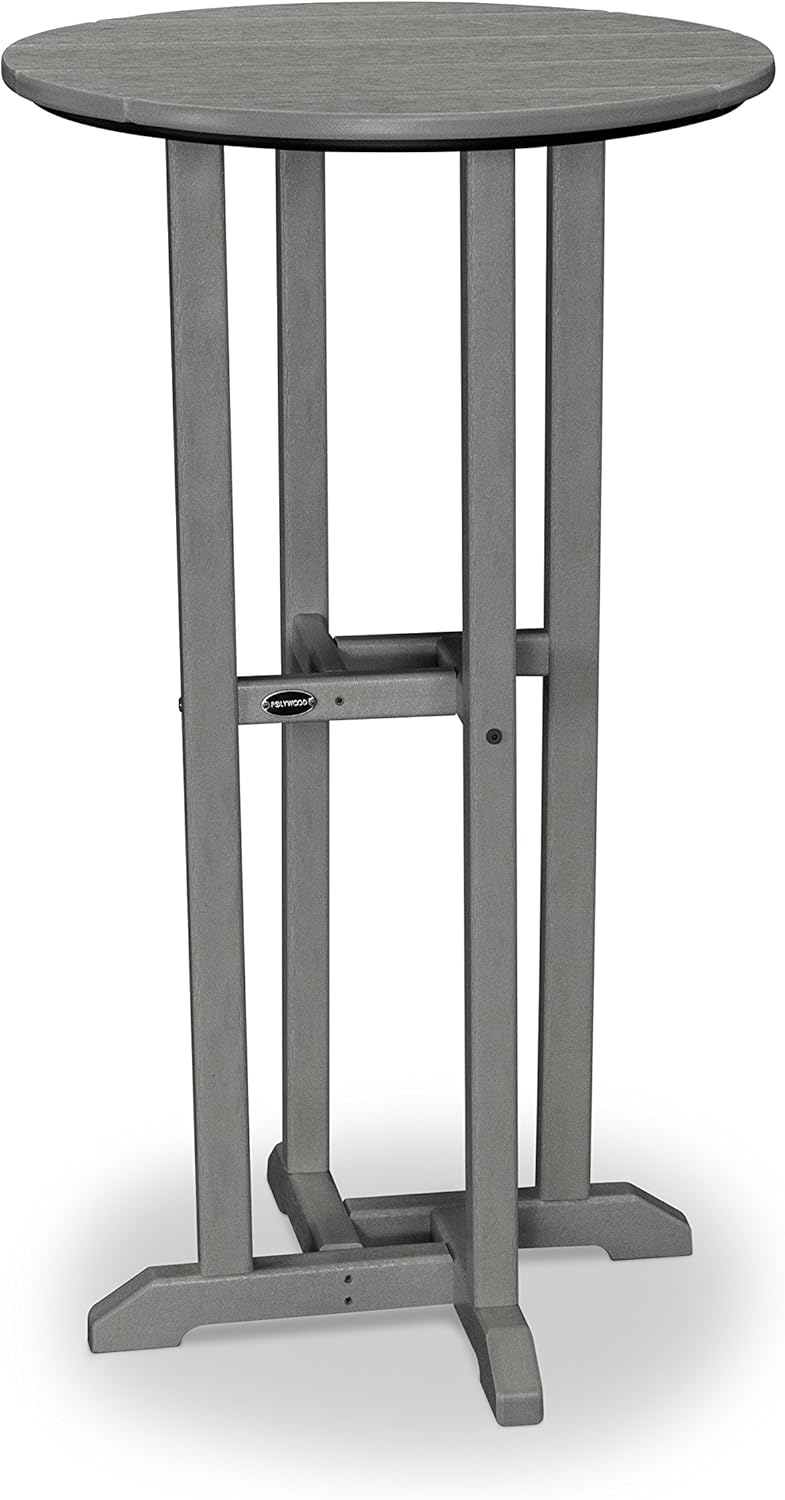 Amazon.com: POLYWOOD® Bar Table, Slate Grey : Patio, Lawn & Garden