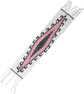 Amazon.com: 10X2 inch Handmade Loom Beaded Strip