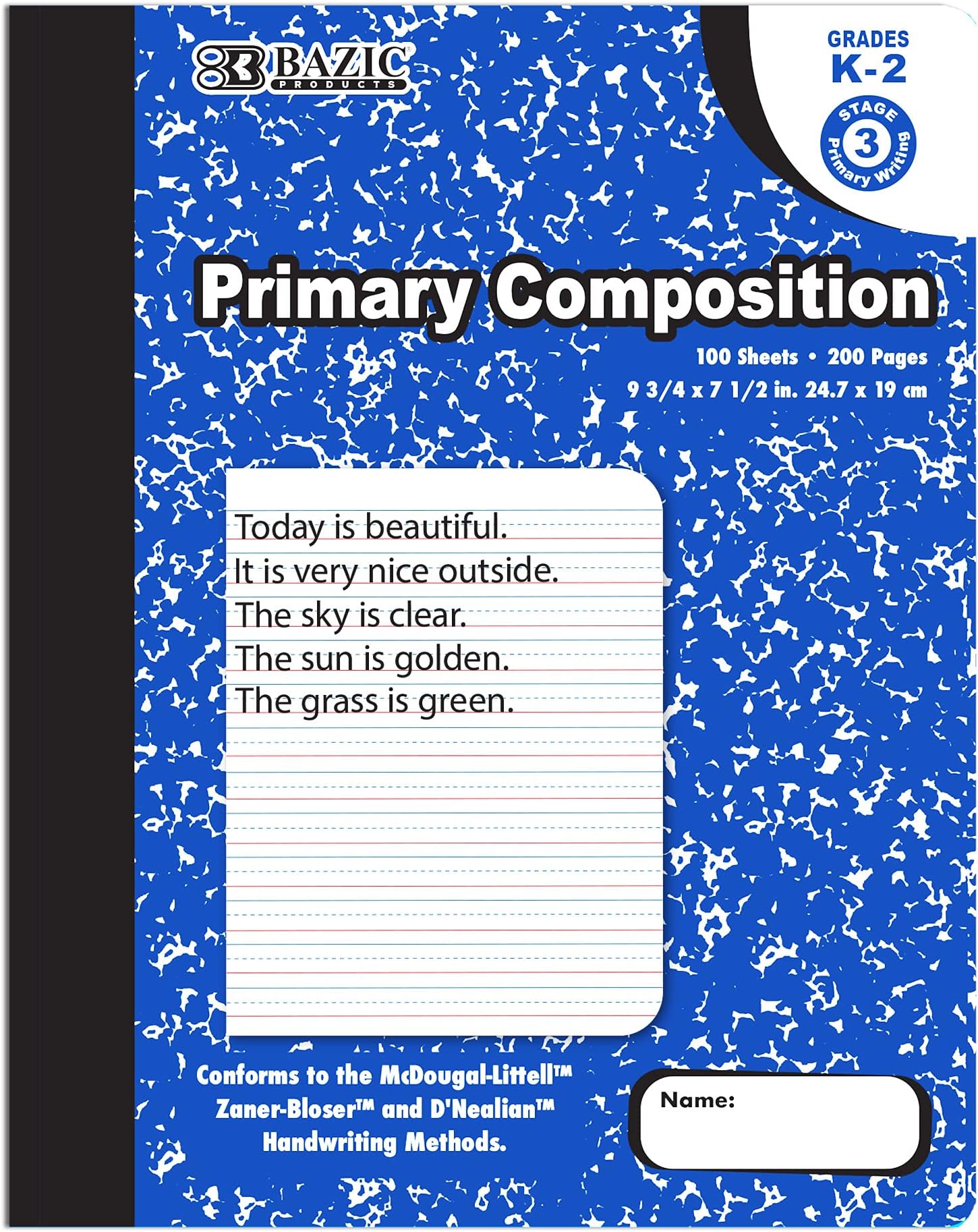 Amazon.com: Learning Owl A4 Handwriting Practice Paper Notebook for ...