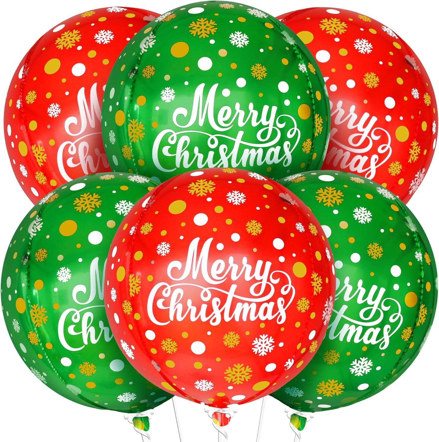 Amazon.com: KatchOn, Merry Christmas Balloons Decorations - 22 Inch ...