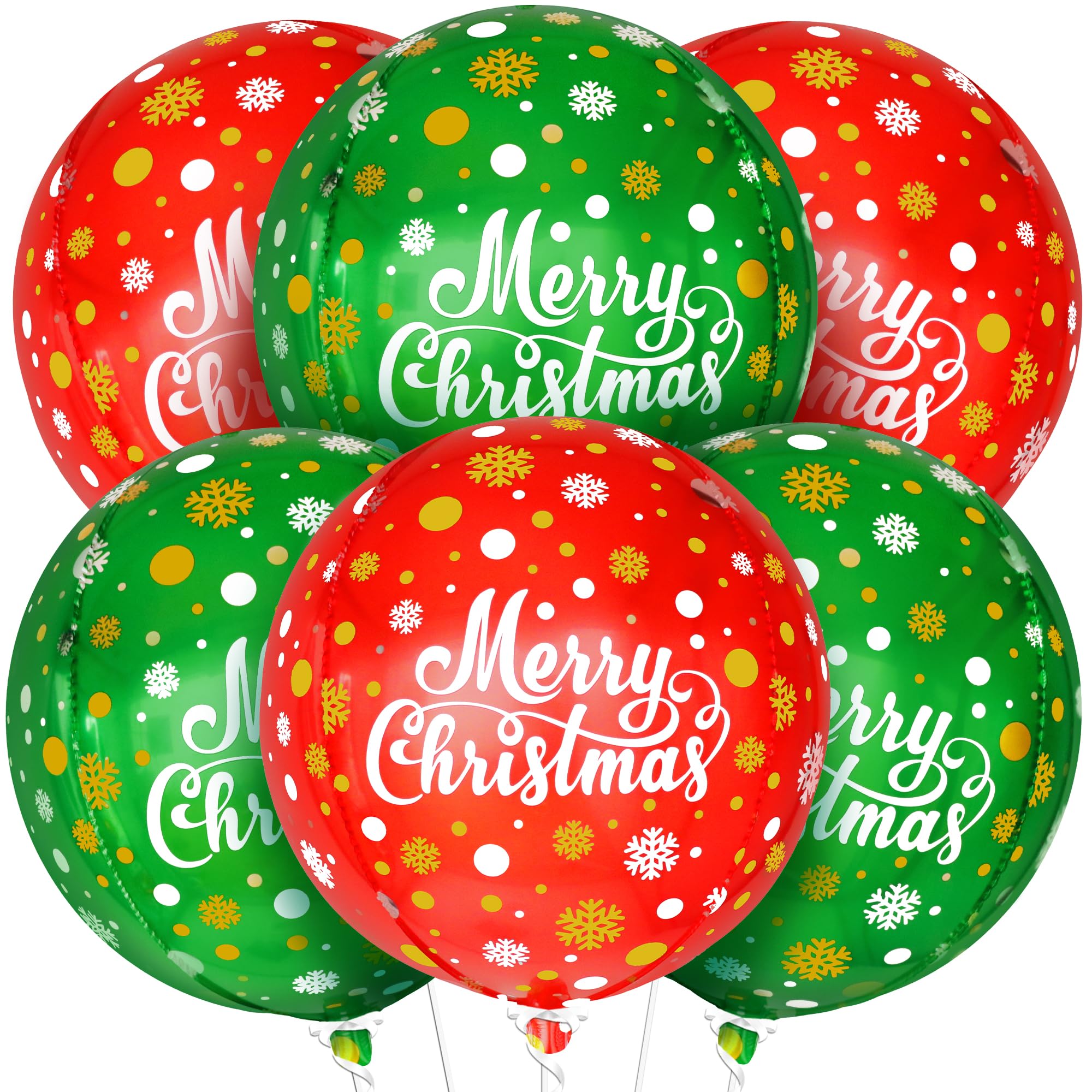 Amazon.com: KatchOn, Merry Christmas Balloons Decorations - 22 Inch ...
