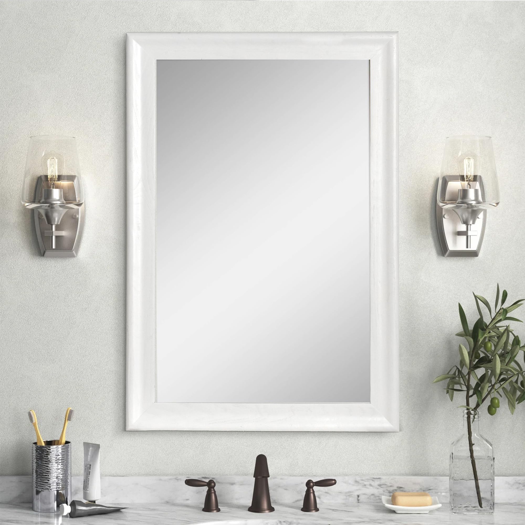 Amazon.com: Avanity Madison 36 in. Mirror in White finish : Home & Kitchen