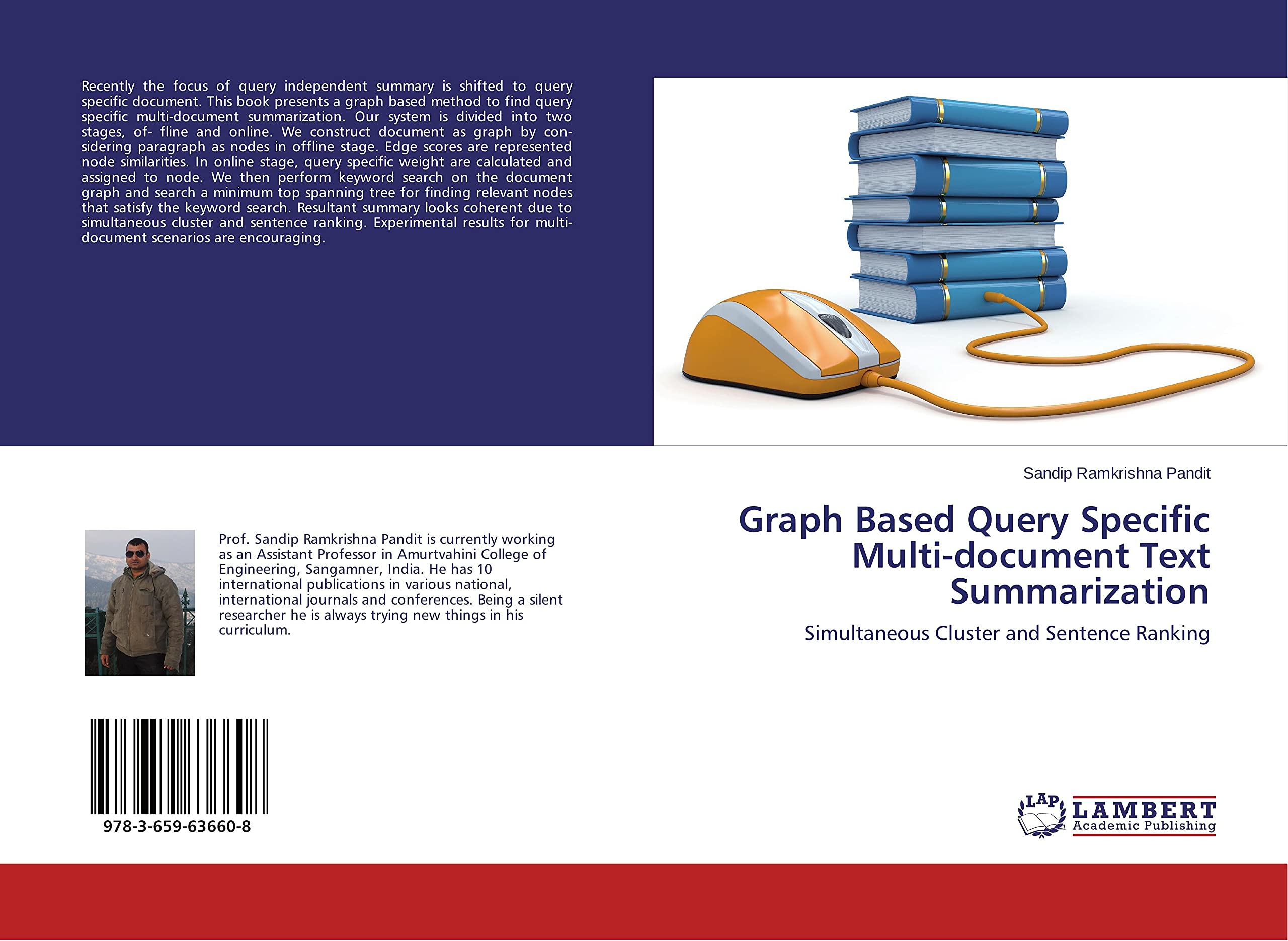 Amazon.com: Graph Based Query Specific Multi-document Text Summarization: Simultaneous Cluster ...
