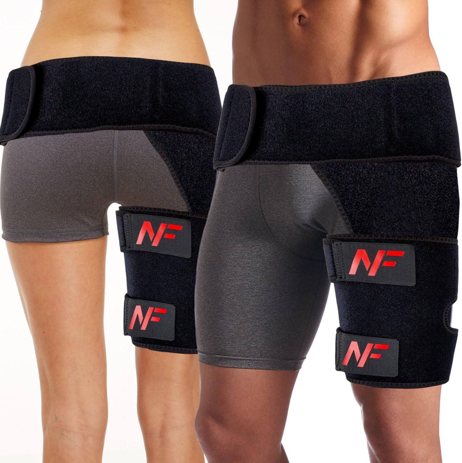 Amazon.com: Compression Brace for Hip Sciatica Nerve Pain Relief Thigh ...