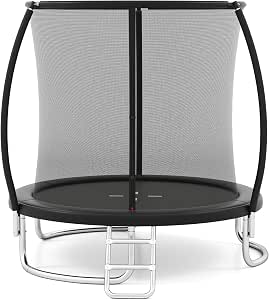 HONEY JOY 8/10/12FT Outdoor Trampoline, Heavy-Duty Recreational ...