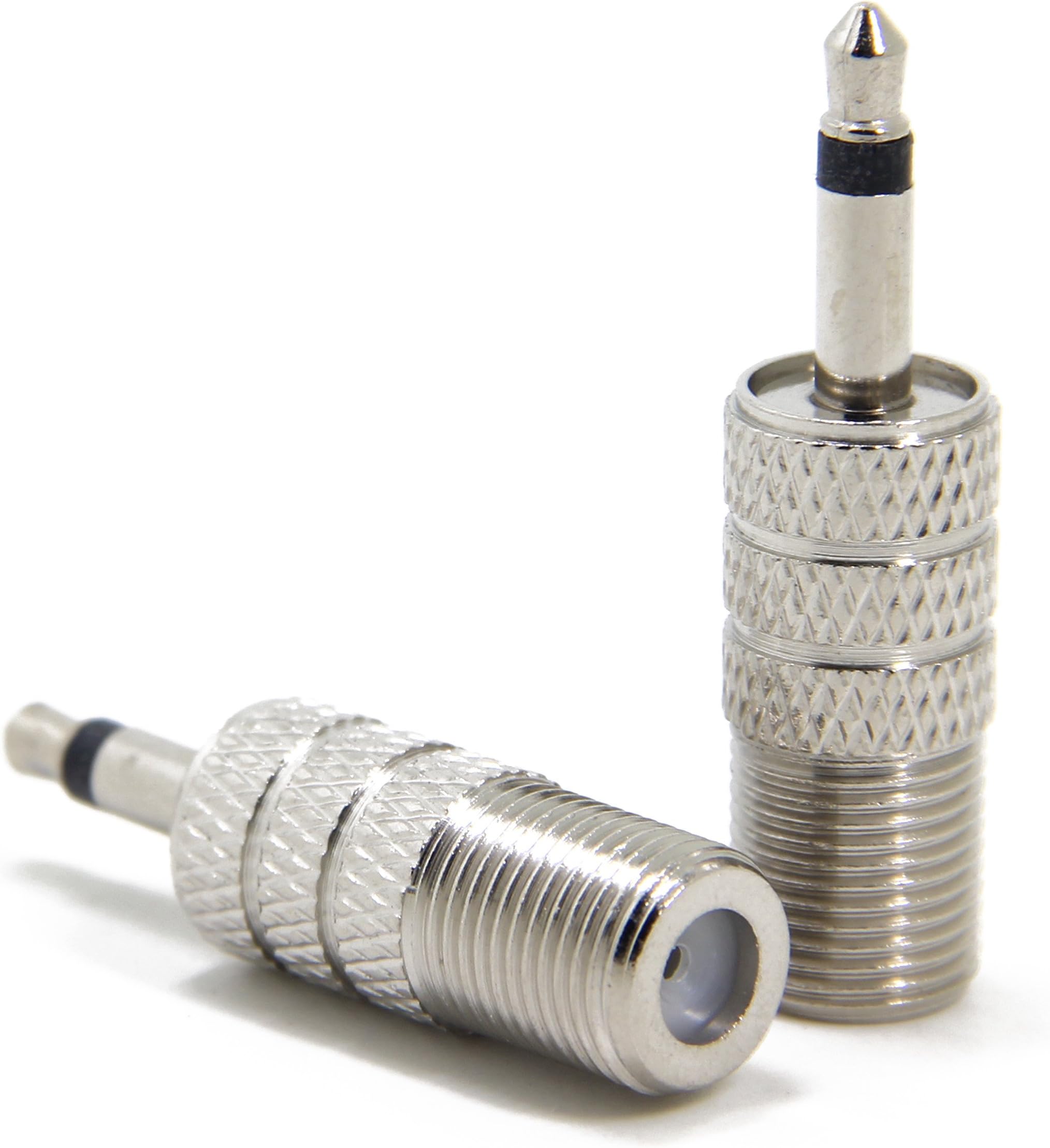 Amazon.com: Ancable 2-Pack 3.5mm 1/8-inch Mono Male to F-Type Female ...