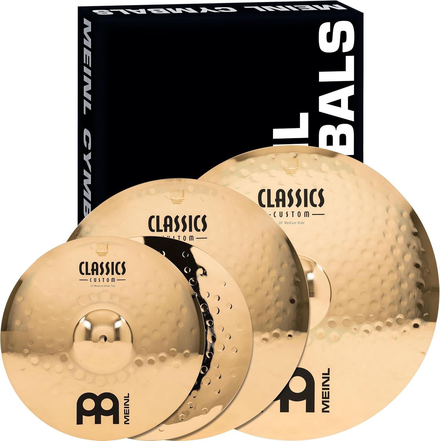 Amazon.com: Meinl Cymbals Classics Custom Brilliant Complete Set — Made ...
