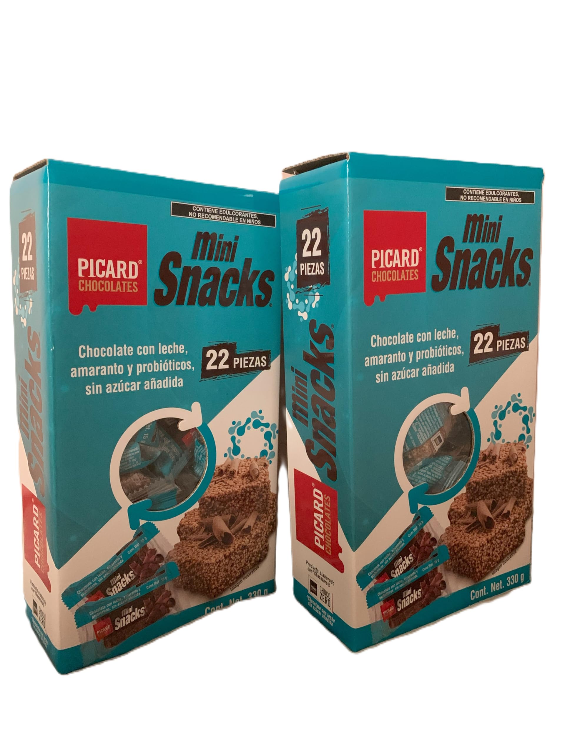 PICARD MINI SNACK 22 PZS AMARANTO CON CHOCOLATE SIN AZUCAR (2 pack ...