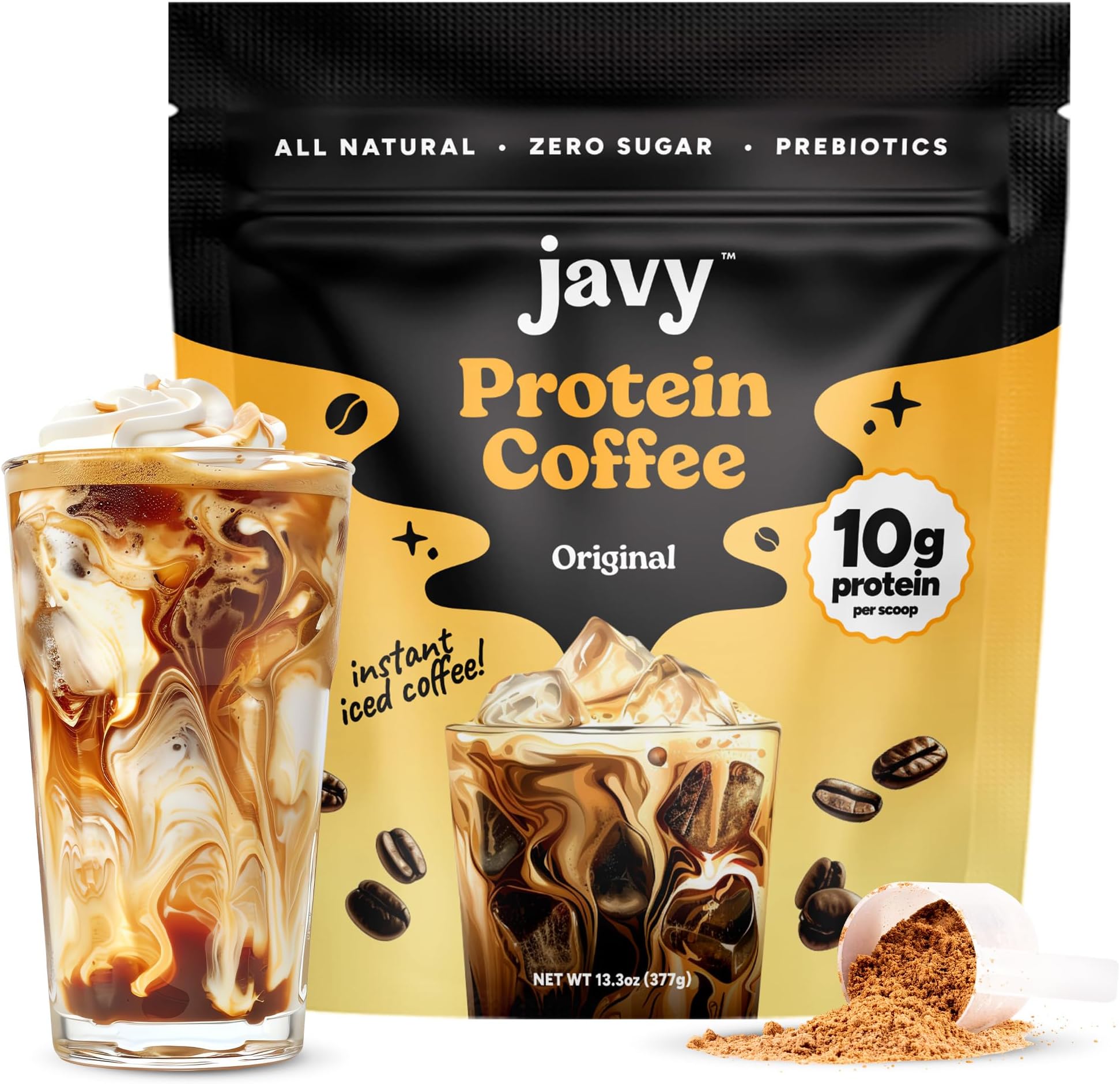 Amazon.com : Original Protein Iced Coffee - Premium Whey Protein ...