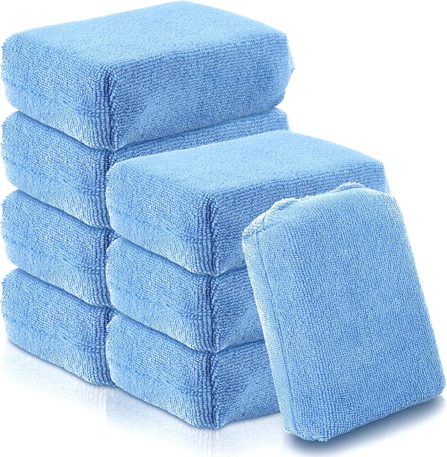 Amazon.com: Mkobon 8 PCS Microfiber Applicator Pad, 4.7"x3.1" Scratch ...