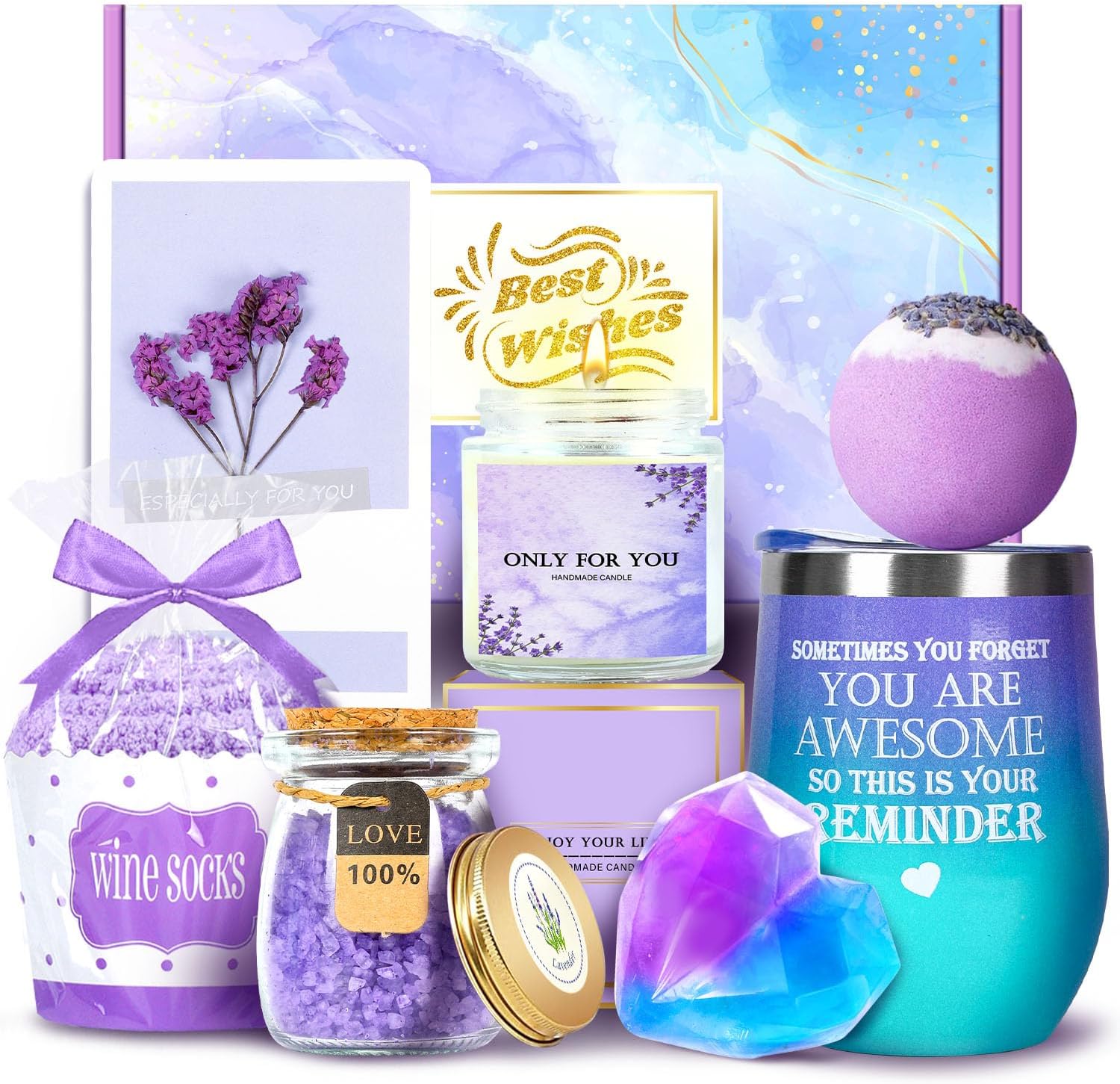 Amazon.com: Gifts for Women, Mothers Day Gift Basket for Wife, Mom ...