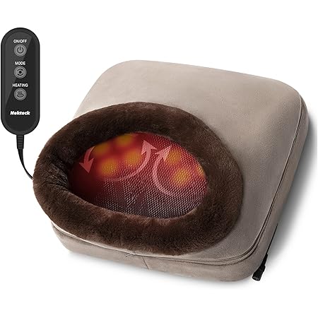 Amazon.com: Snailax 2-in-1 Shiatsu Foot and Back Massager with Heat ...