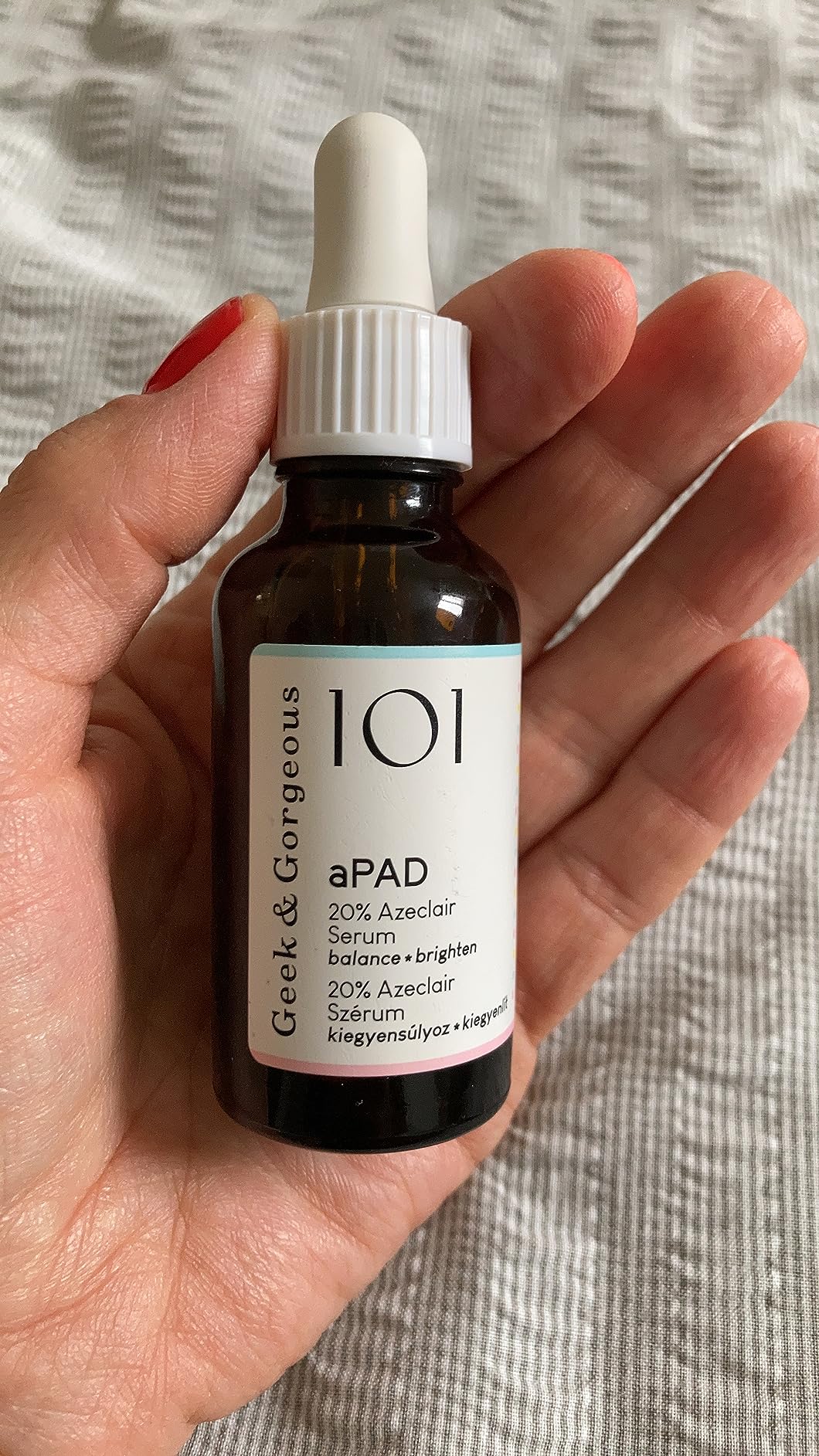 Geek & Gorgeous 101 aPAD - 20% Azelaic Derivative Serum, evens skin ...