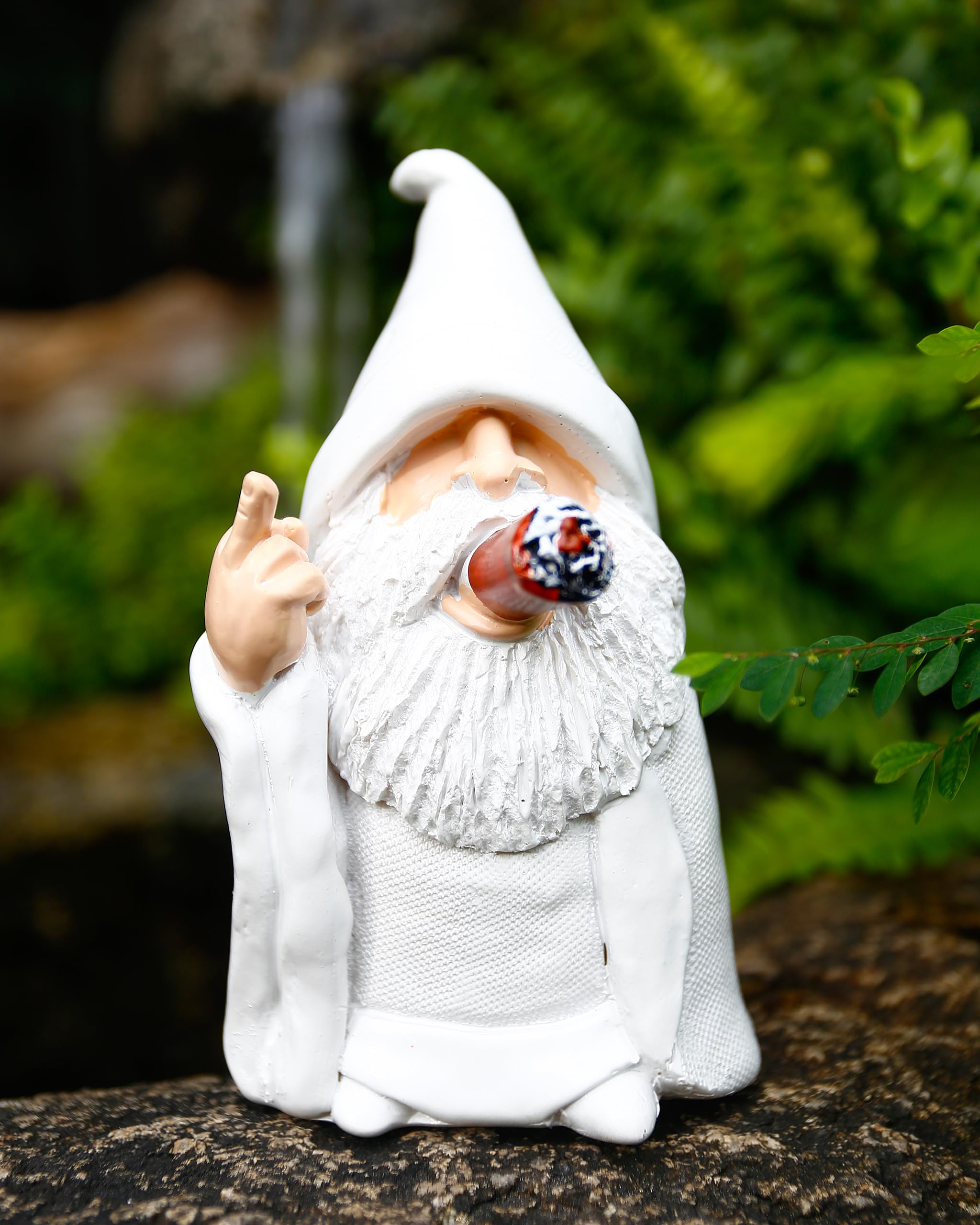 Garden Gnome Middle Finger Garden Gnome Figurine Go Away