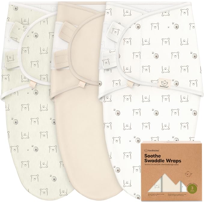 Amazon.com: 3-Pack Organic Baby Swaddle Sleep Sacks - Swaddles for ...