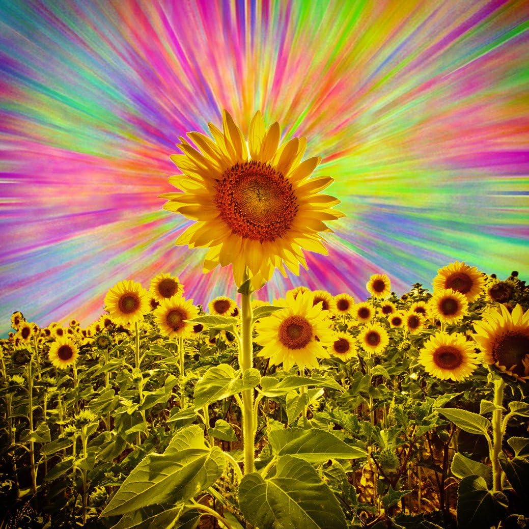 Amazon.com: Psychedelic Trippy Art Fabric Cloth Rolled Wall Poster ...