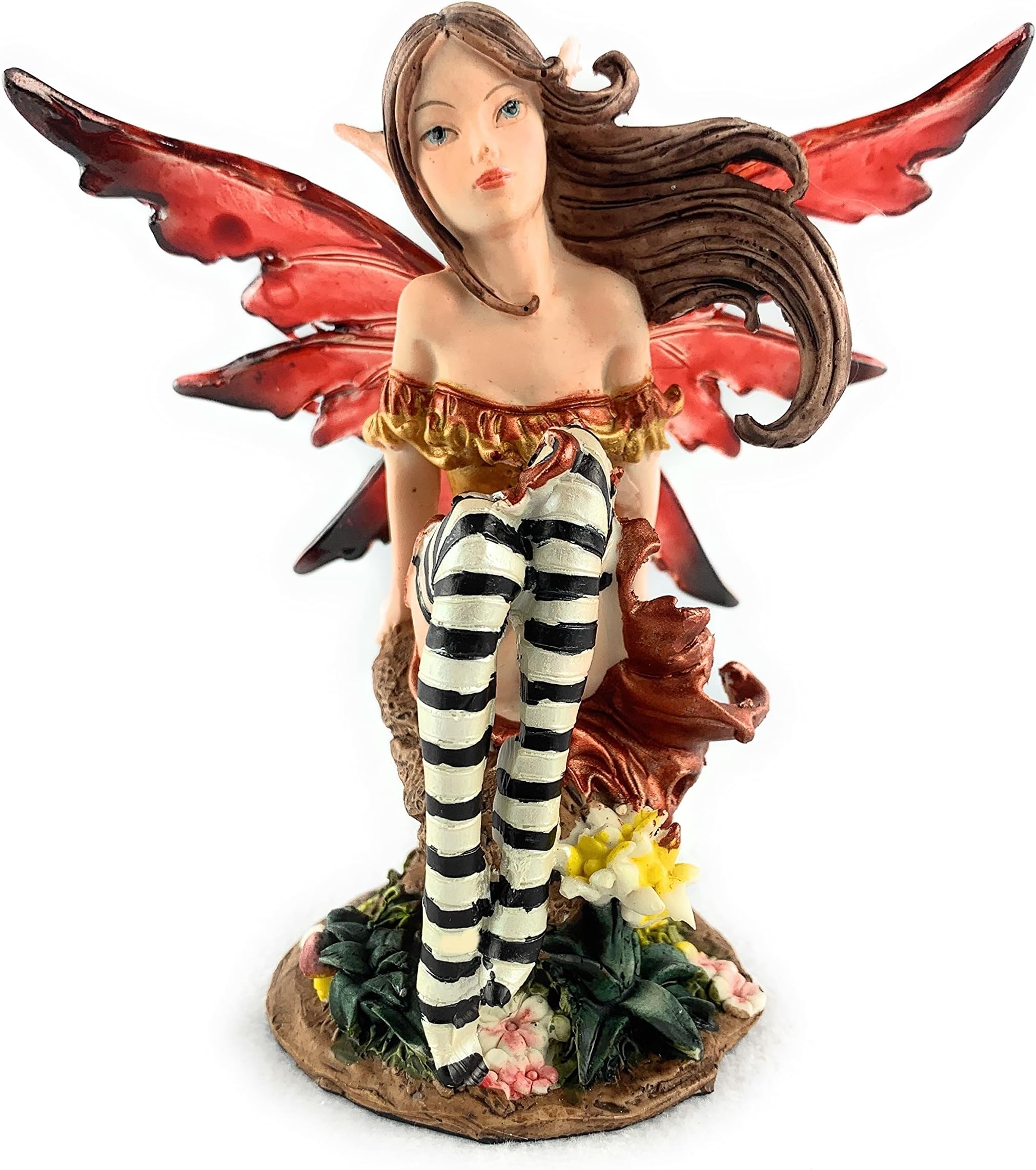 Amazon.com: PTC 12 Inch Fire Goddess Elemental Fairy Mystical Statue ...