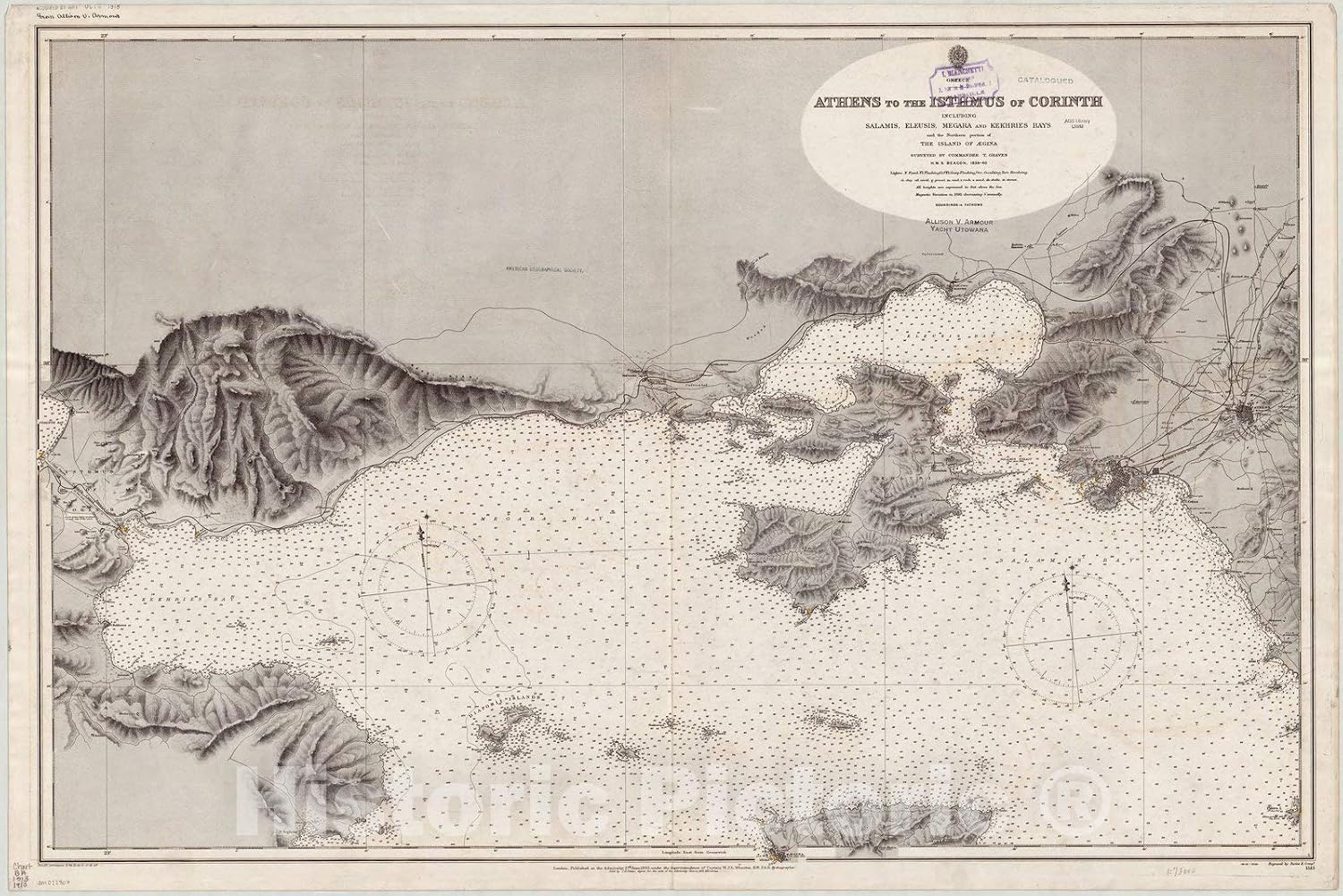 Amazon.com: Historic Pictoric Map : Athens, Greece 1910, Greece, Athens ...