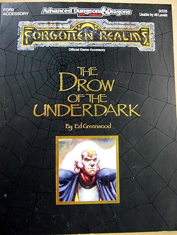The Drow of the Underdark: Forgotten Realms Accessory, 2nd Edition ...