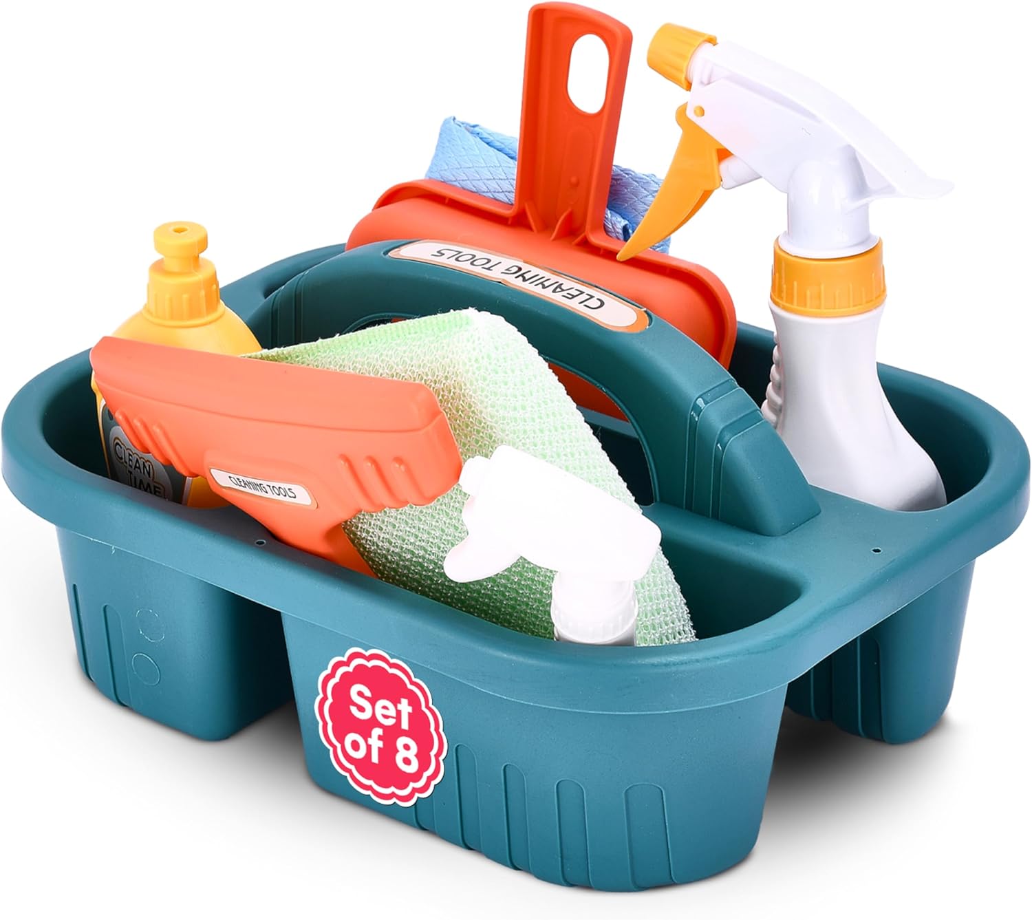 Amazon.com: Kidzlane Kids Cleaning Toy Set of 8 - Toddler Cleaning Set ...