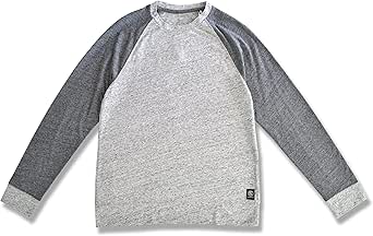 Club Monaco Men's Colorblock Crewneck Heavy T-Shirt Heather Grey (Small ...
