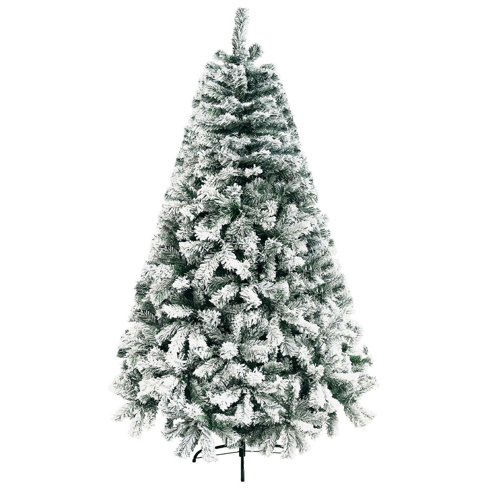 MuRealy Auto-Expanding Christmas Tree, Foldable Tree, Flocked Christmas ...