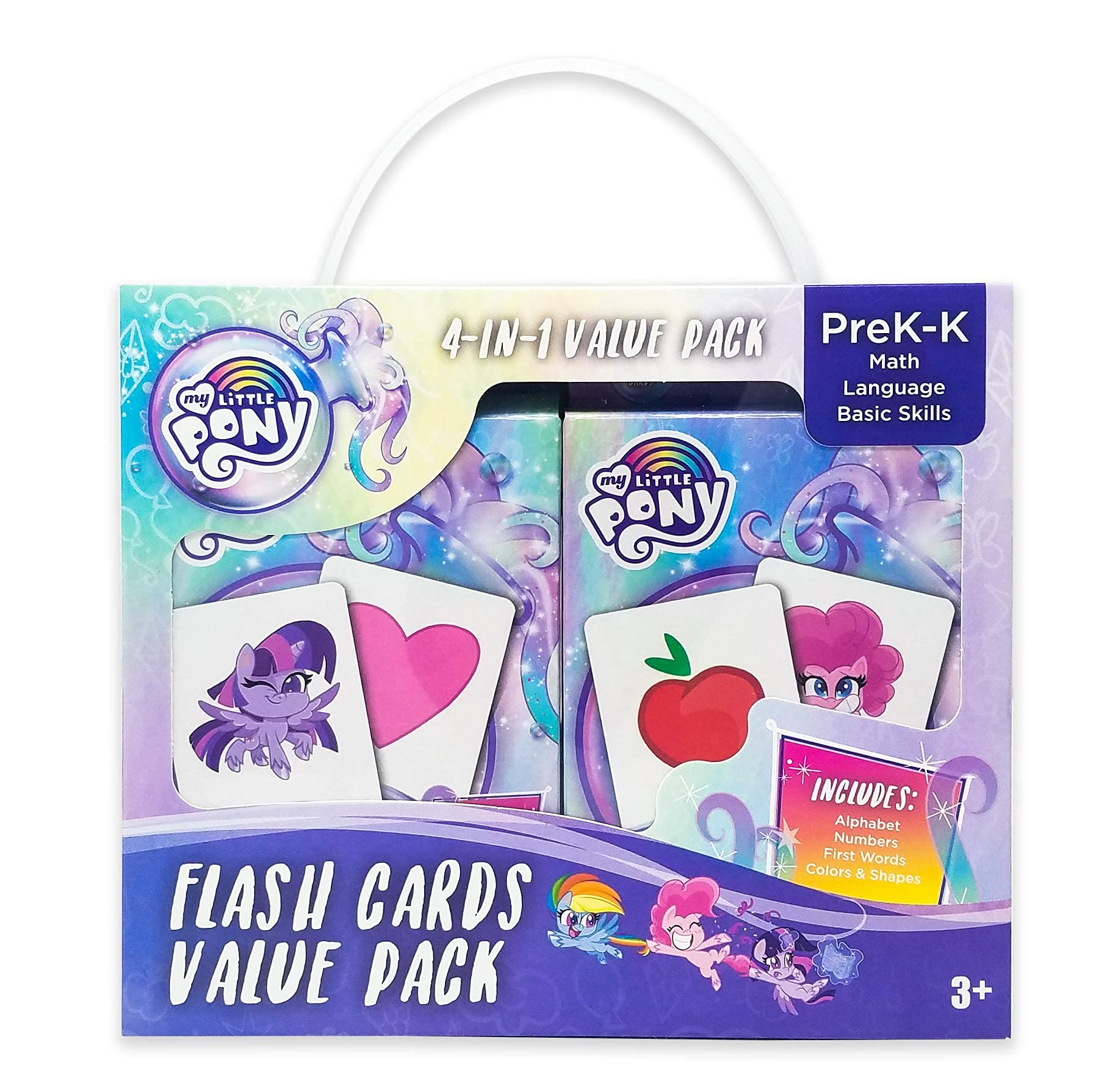 My Little Pony 4 In 1 Educational Flash Cards Set | Desertcart INDIA