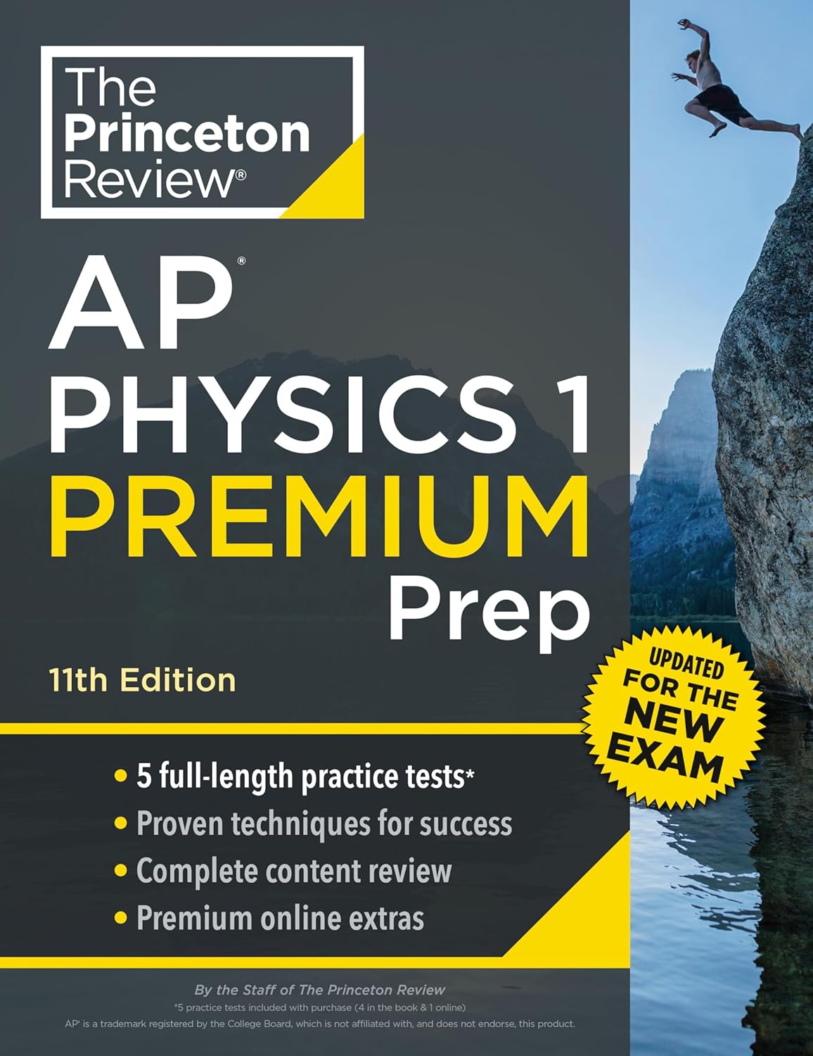 Princeton Review AP Physics 1 Premium Prep, 11th Edition: 5 Practice ...