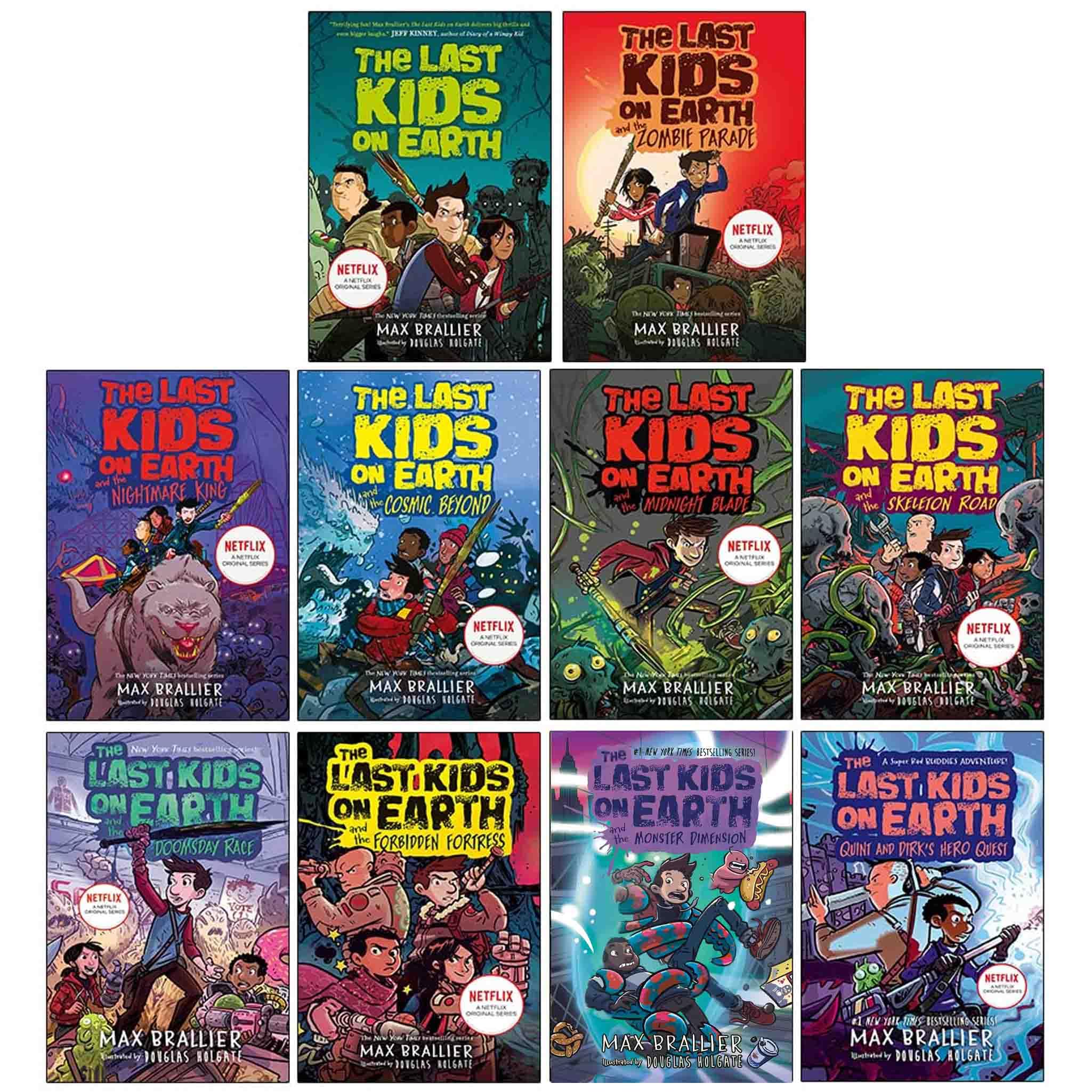 Last Kids on Earth Series by Max Brallier 10 Books Collection Set ...