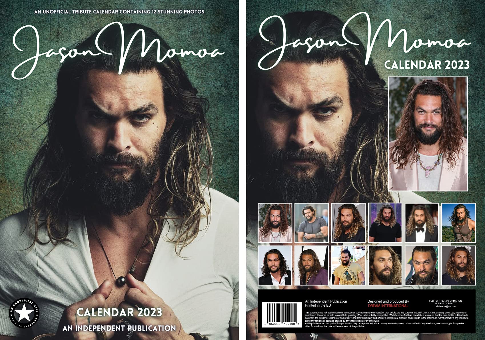 Jason Momoa Calendar 2023 With Jason Momoa Fridge Magnet | Desertcart INDIA
