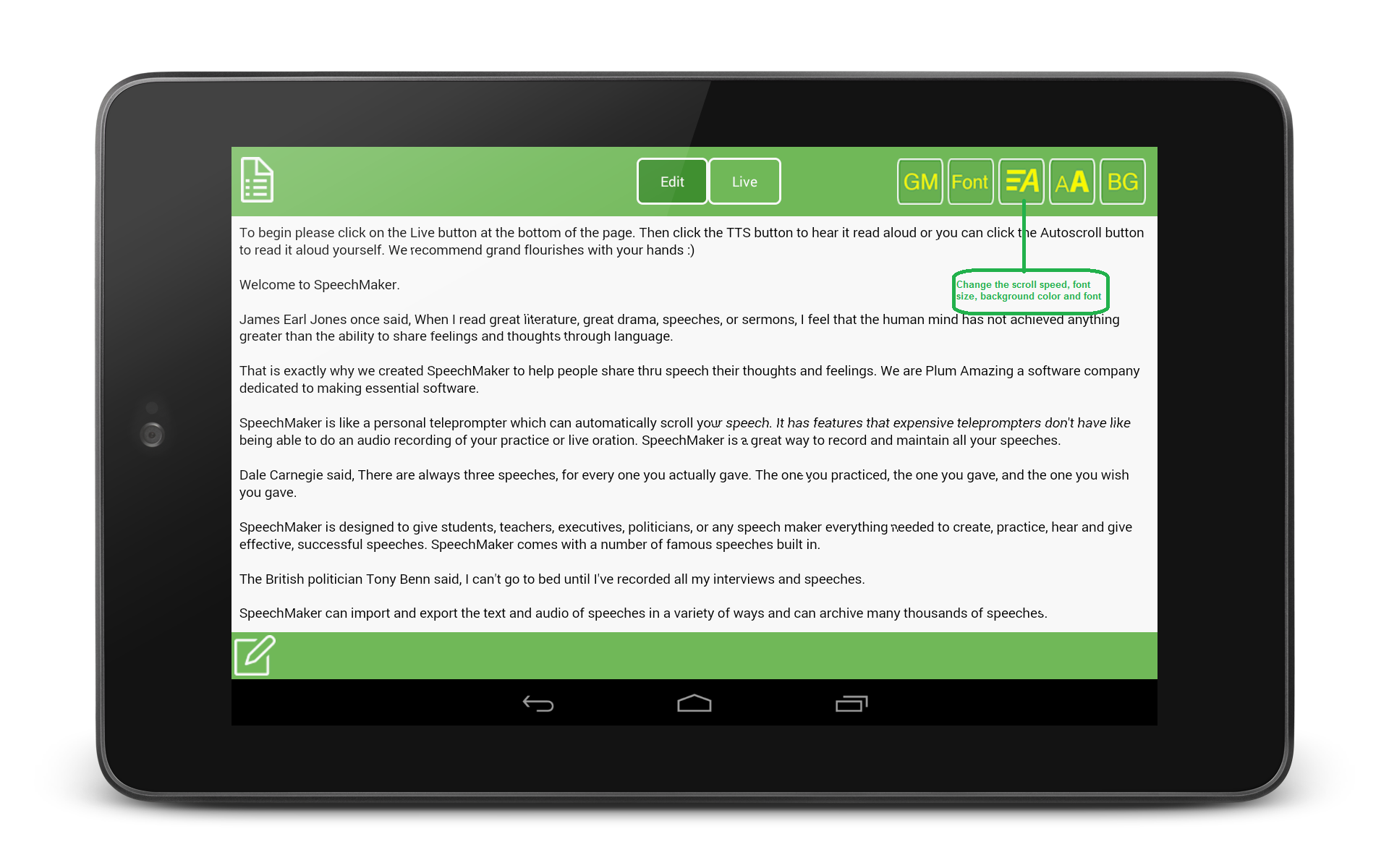 SpeechMaker - App on the Amazon Appstore