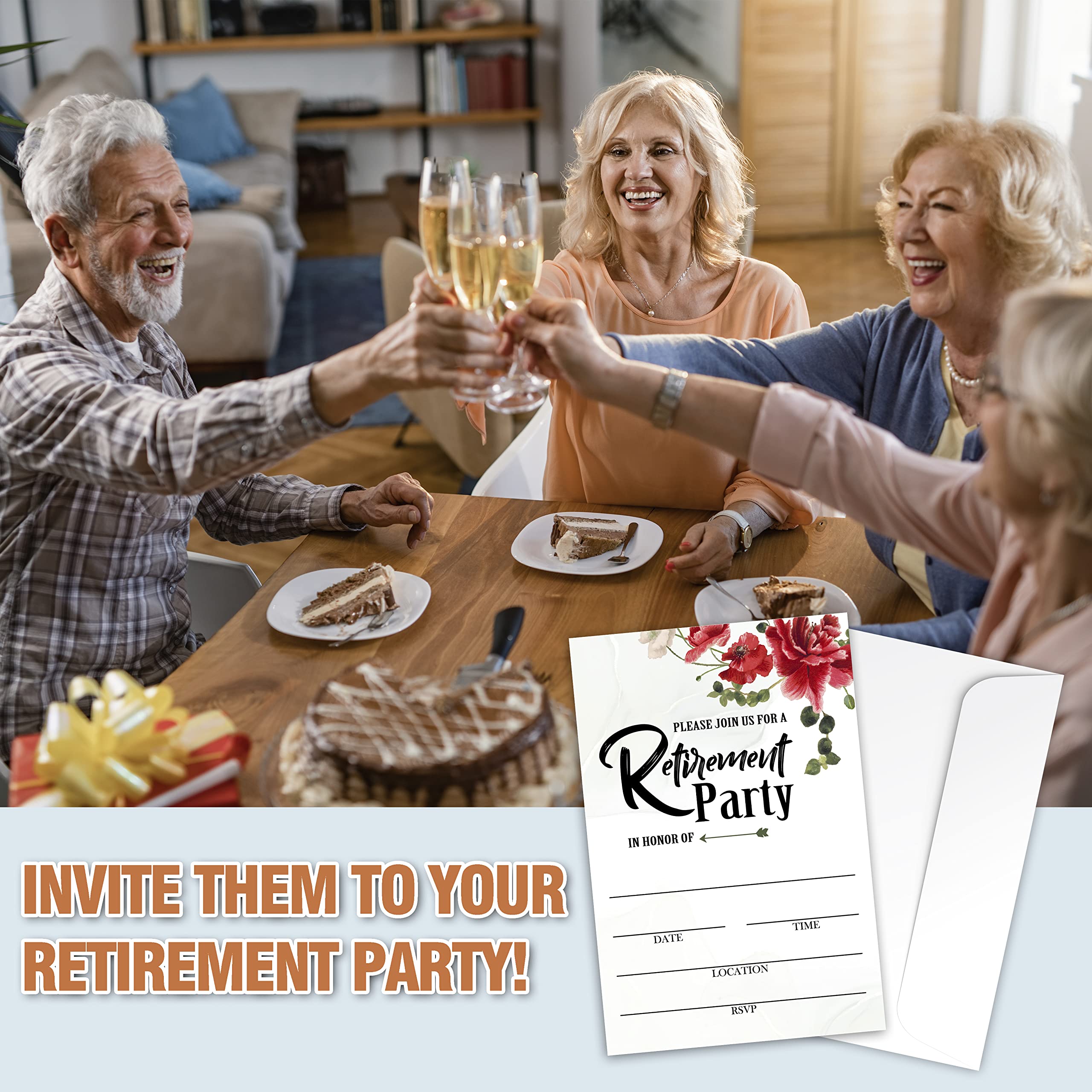 Vegas Style Retirement Party Invitations 10 50th Birthday Party